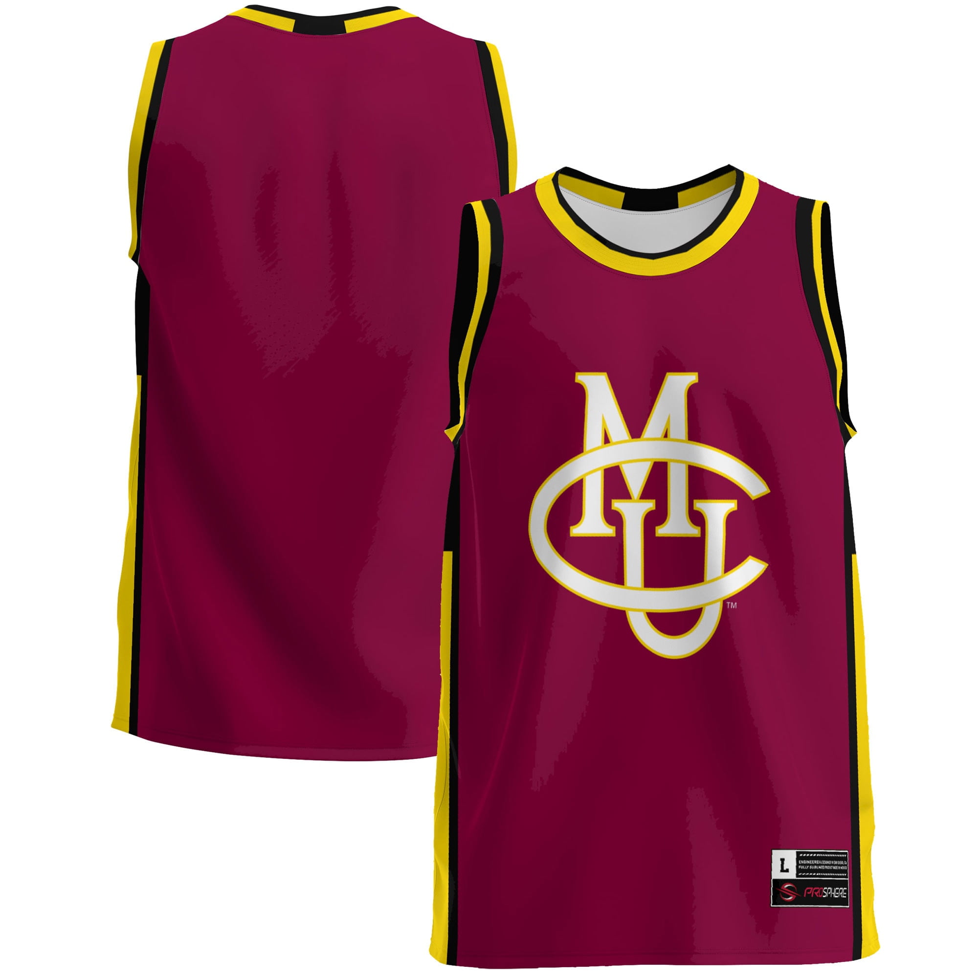 Men's GameDay Greats Maroon CMU Mavericks Lightweight Basketball Jersey ...