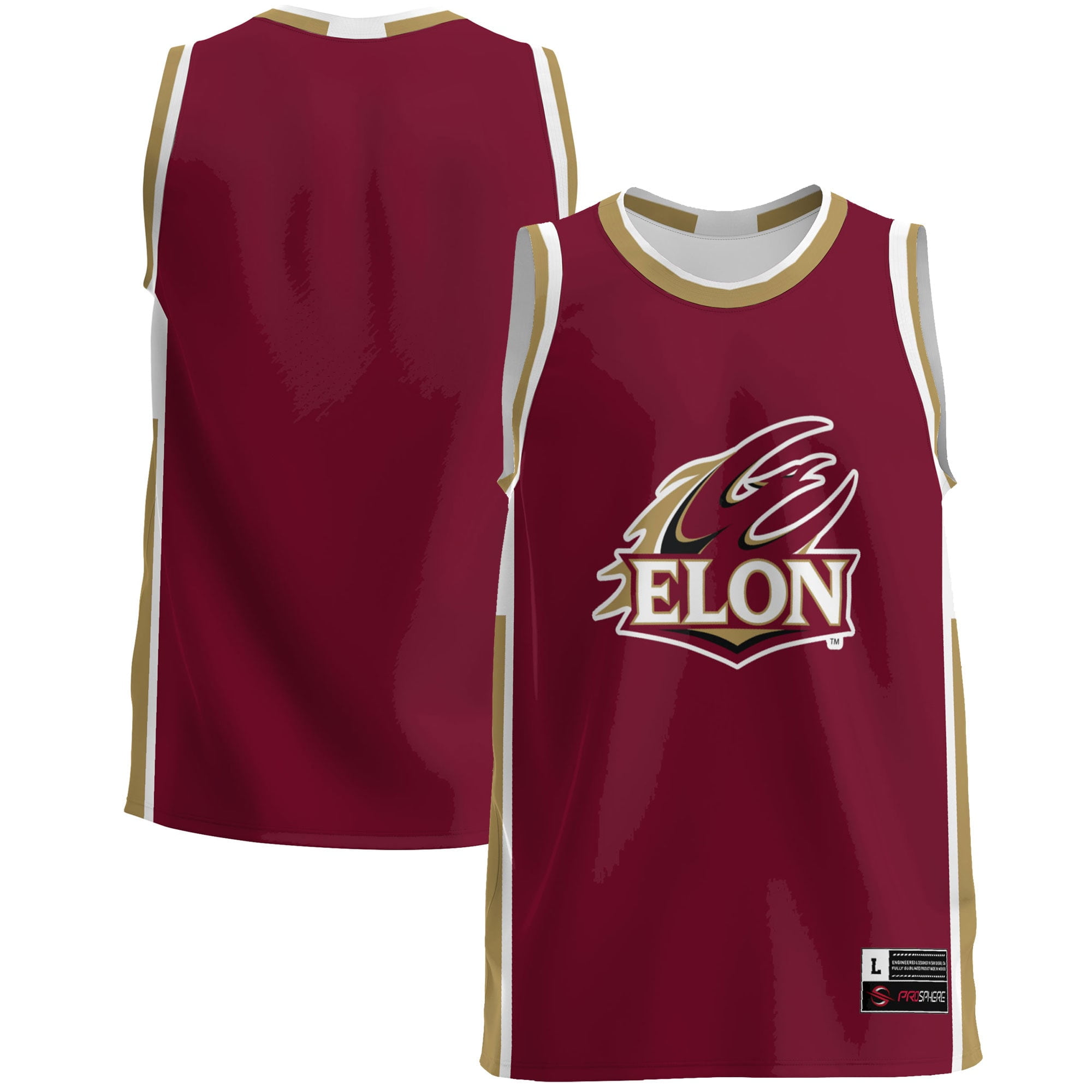 Men's GameDay Greats Maroon Elon Phoenix Lightweight Basketball Jersey ...