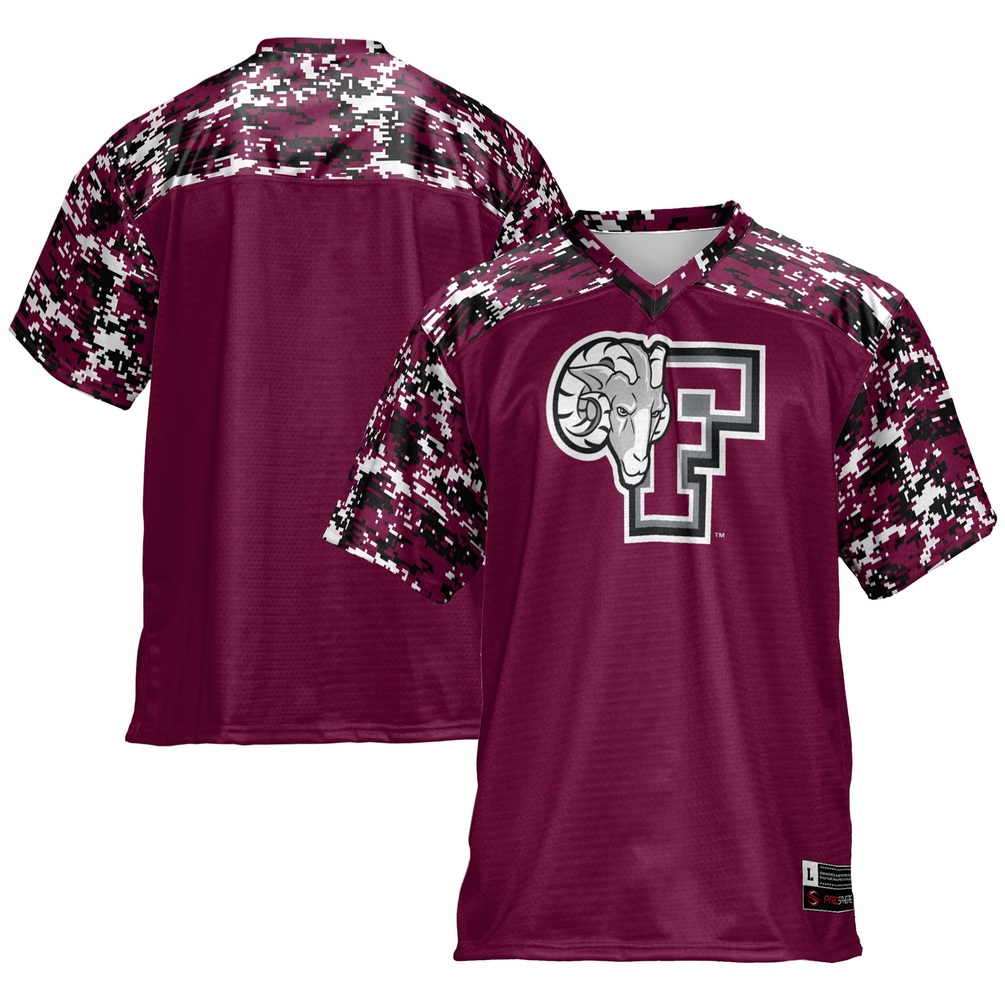 Men's GameDay Greats Maroon Fordham Rams Football Jersey - Walmart.com