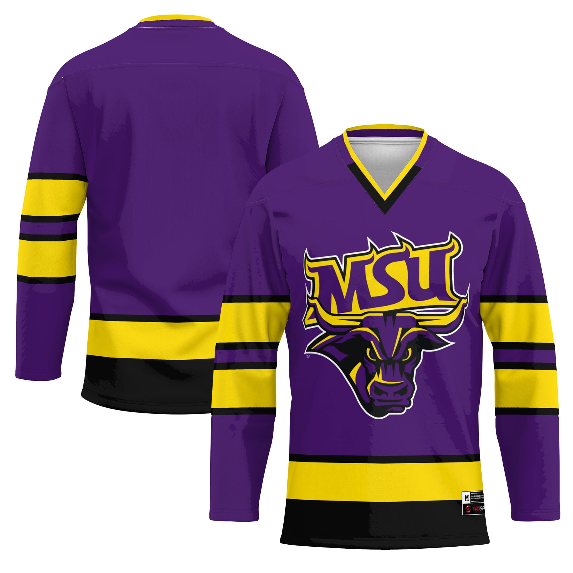 Men's GameDay Greats Purple Minnesota State Mavericks Hockey Jersey - Walmart.com