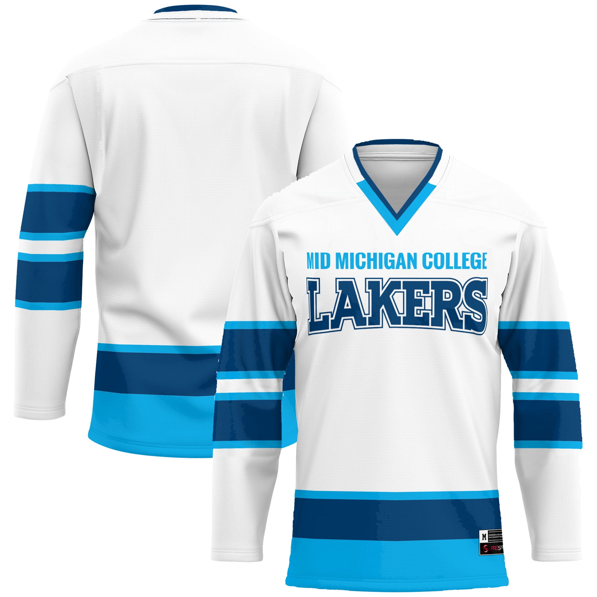 Men's GameDay Greats White Mid Michigan College Hockey Jersey - Walmart.com