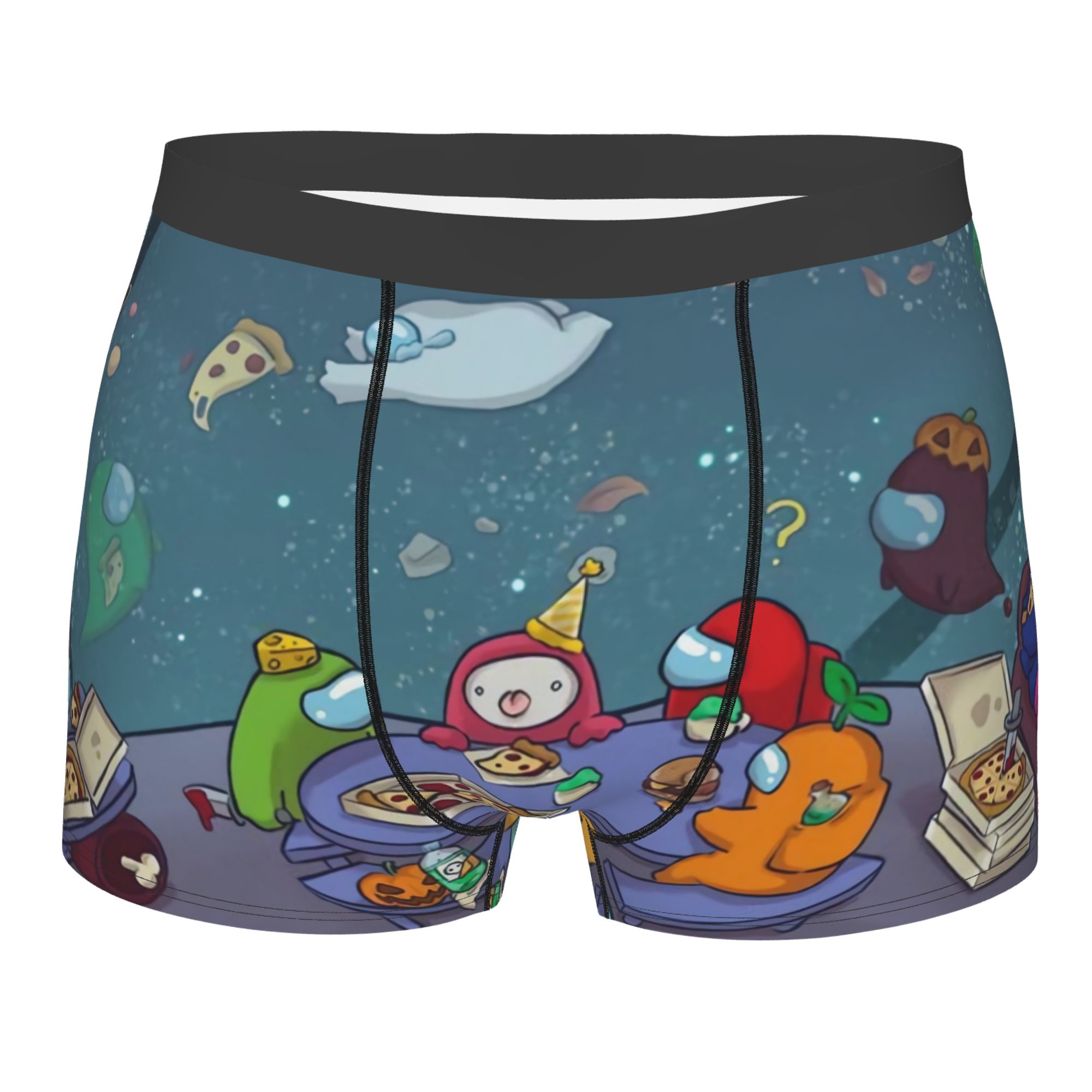 Men's Gaming Among-Us Imposter Crewmate Boxer Briefs Funny Boxer Shorts ...