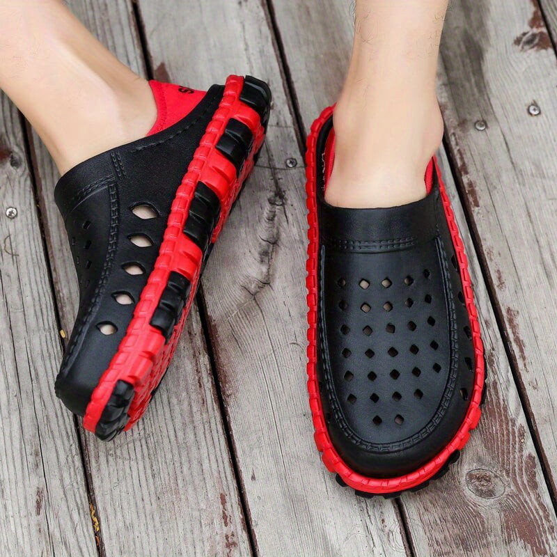 Men's Garden Clogs Lightweight Comfy Clogs, Out Non-Slip Garden Shoes ...
