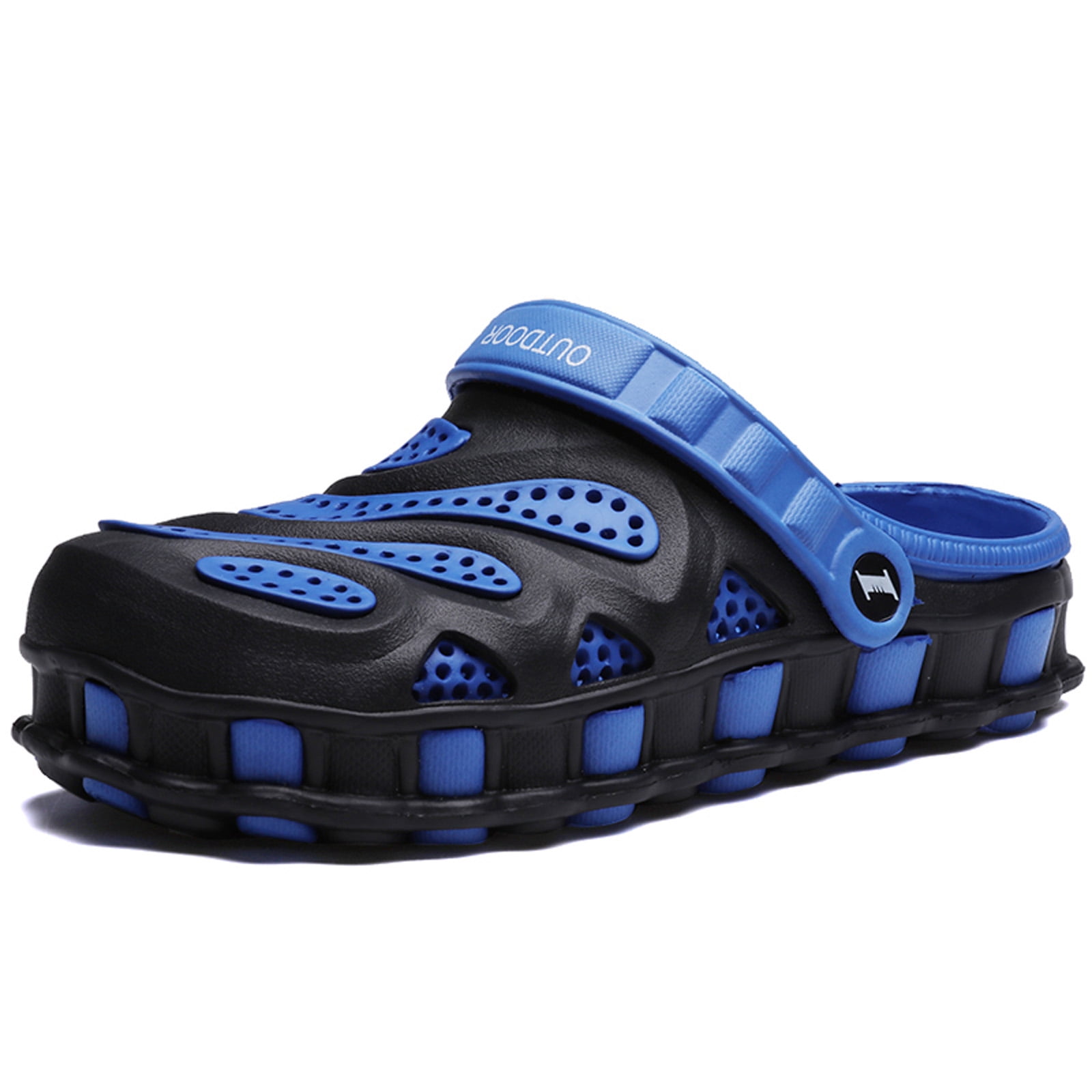 Men's Garden Clogs Slip-On Sandals Breathable Beach Water Shoes ...