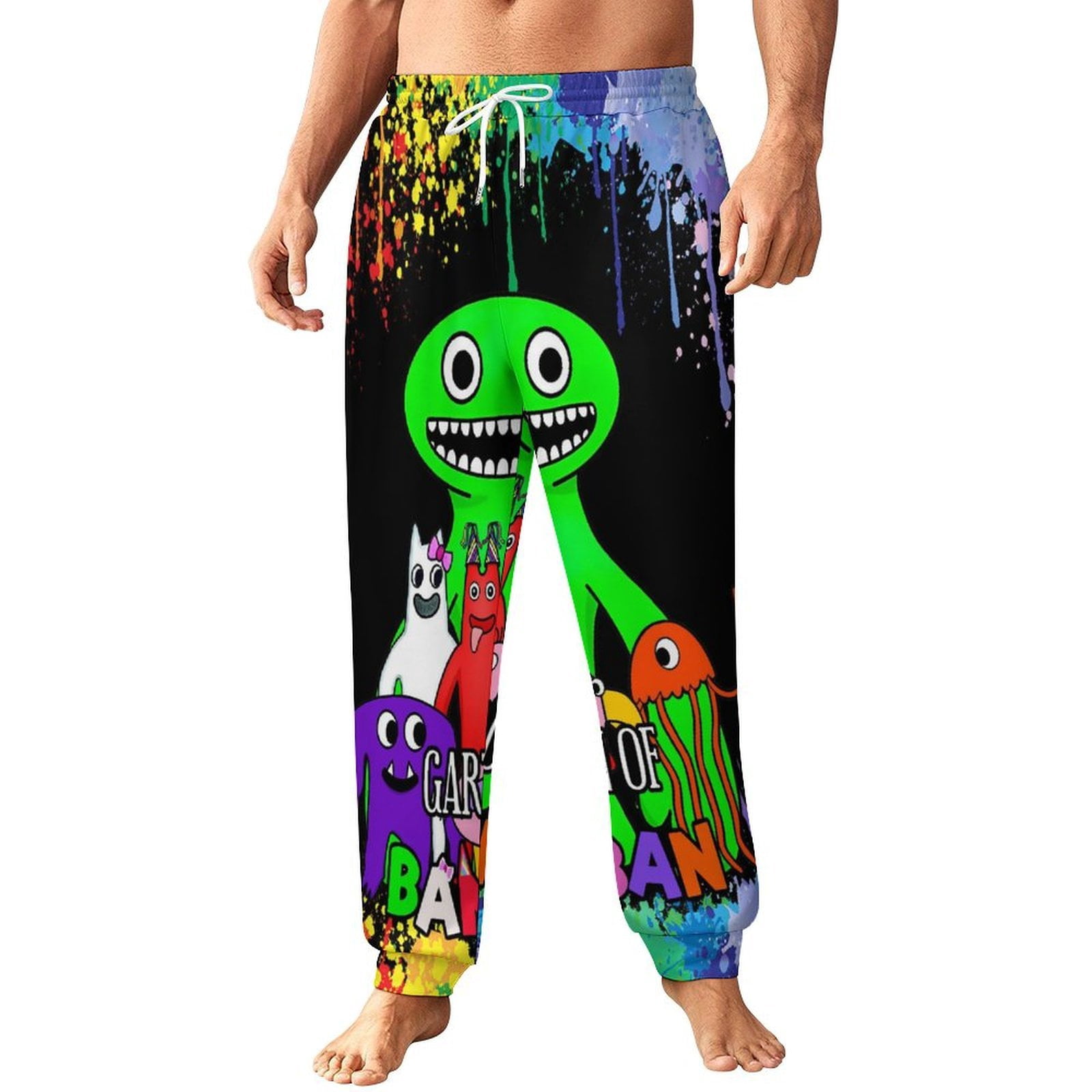 Men's Garden Monster Animal Banban Jogger Sweatpants Stylish Loose ...