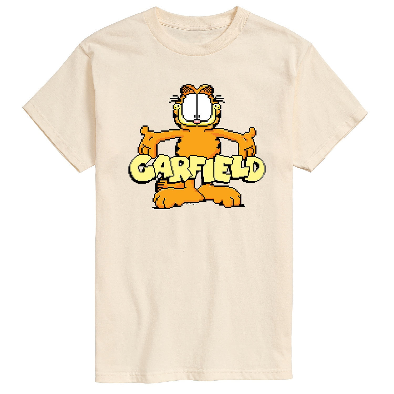 Men's Garfield Standing Logo Graphic Tee - Walmart.com