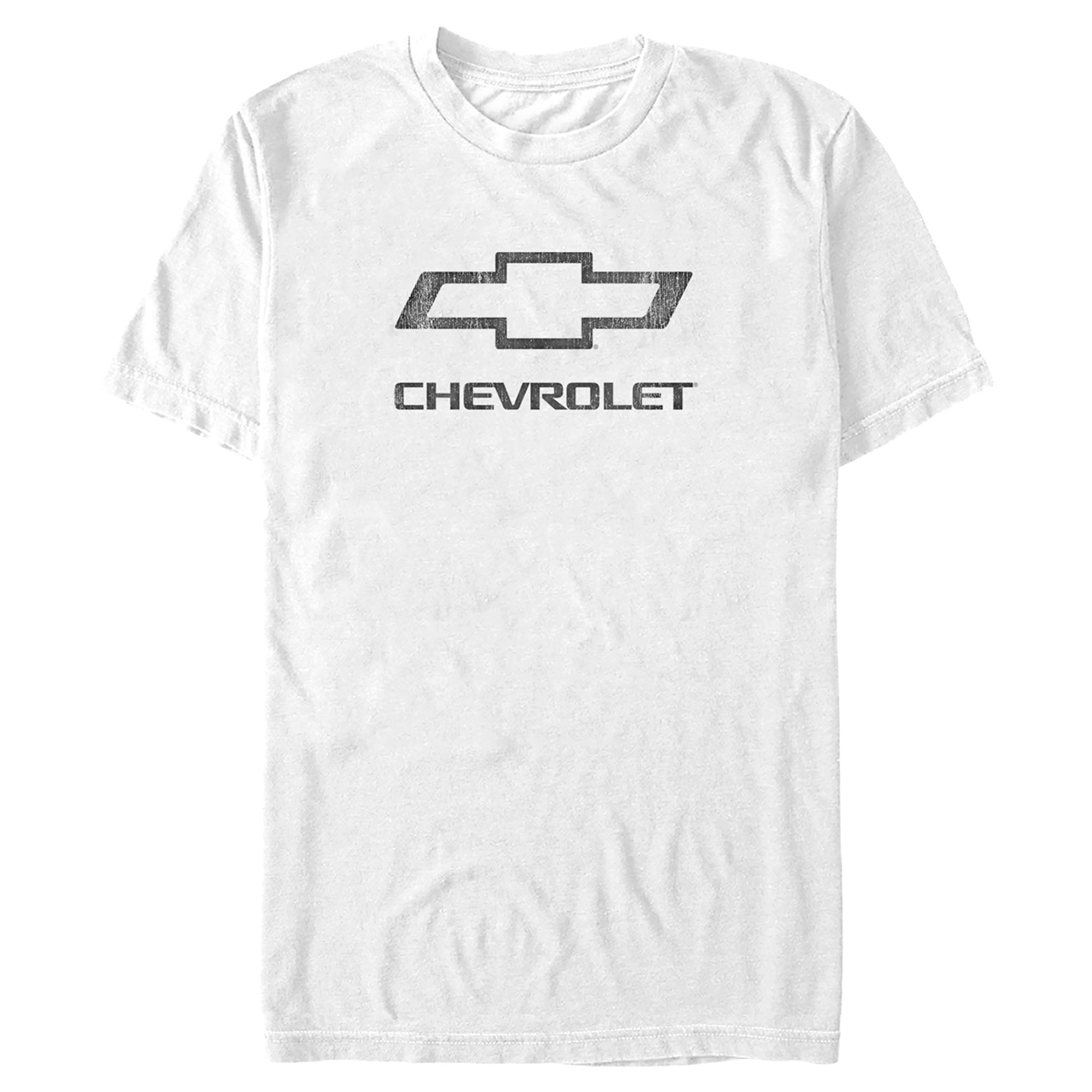 Men's General Motors Distressed Chevrolet Logo Graphic Tee White 2X ...