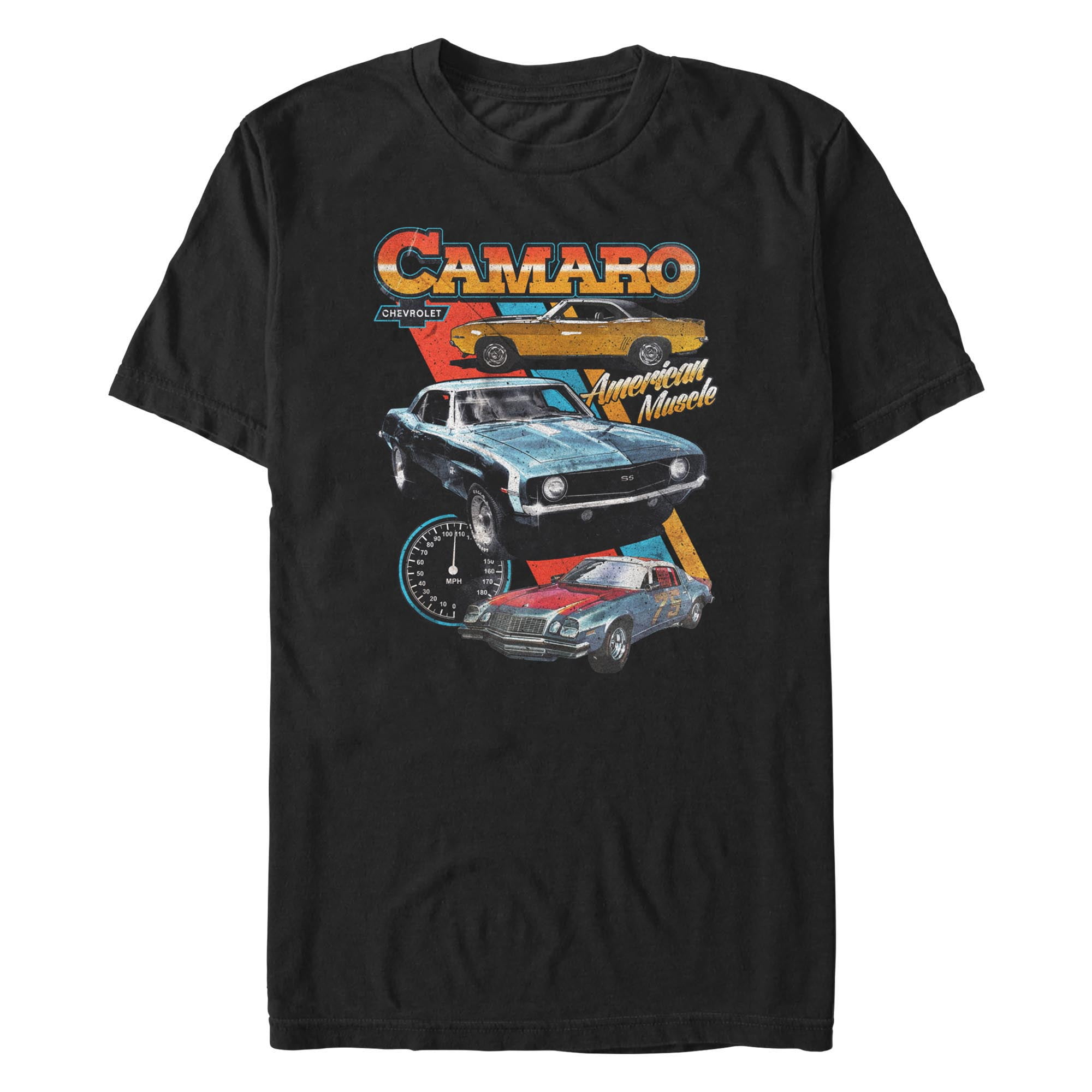 Men's General Motors Retro Chevrolet Camaros Graphic T-Shirt - Walmart.com