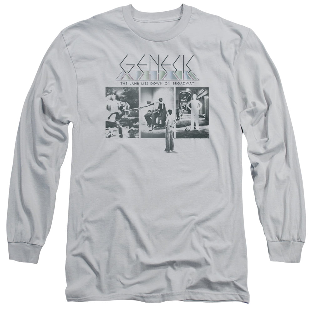 Men's Genesis The Lamb Down On Broadway Long Sleeve Small Silver ...
