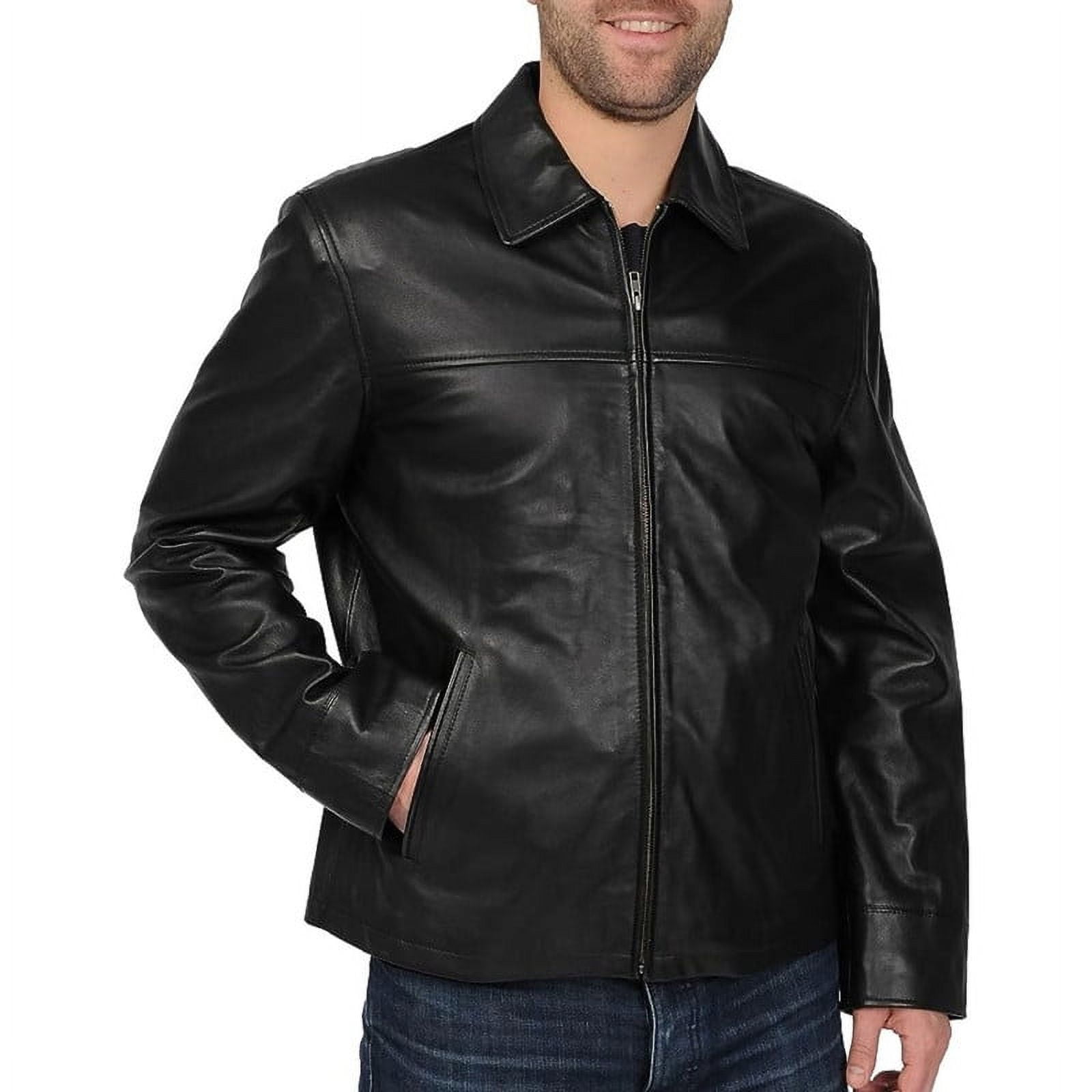 Men’s Genuine Black/Brown Hooded Bomber Leather Jacket Real Lambskin ...