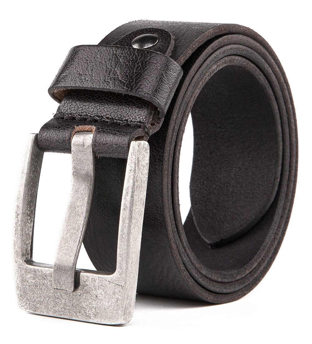 Men’s Genuine Leather Casual Dress Jeans Belts for Men 1.5inch Wide ...
