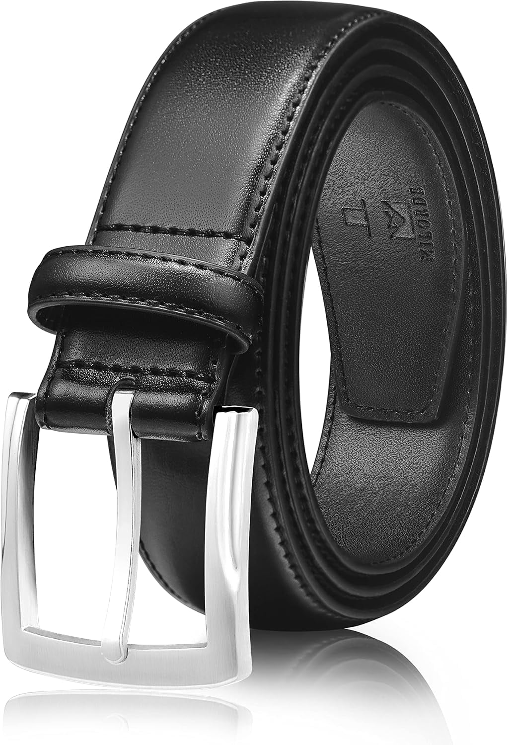 Men's Genuine Leather Dress Belt, Handmade, 100% Cow Leather, Fashion ...