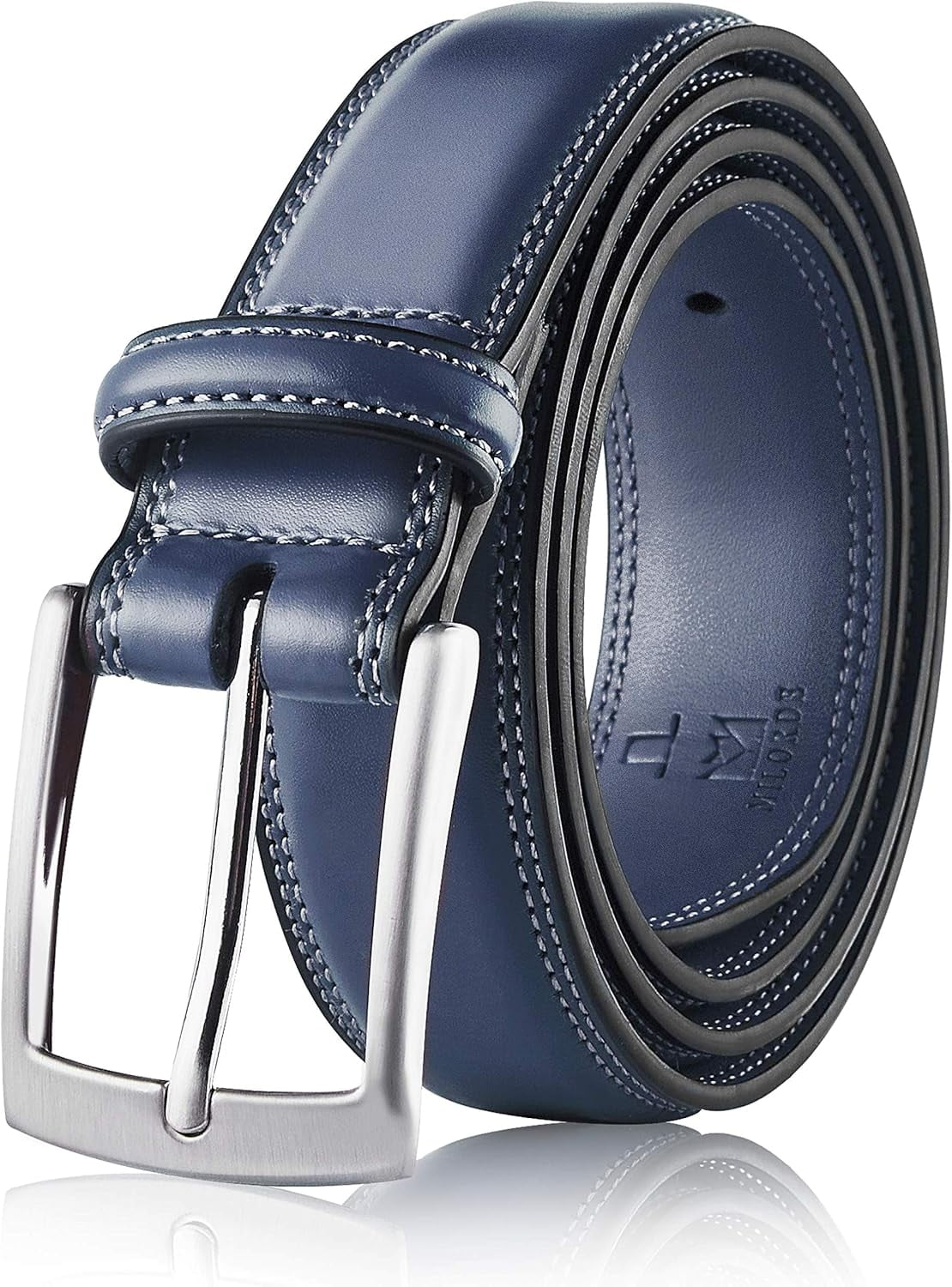 Men's Genuine Leather Dress Belt, Handmade, 100% Cow Leather, Fashion ...