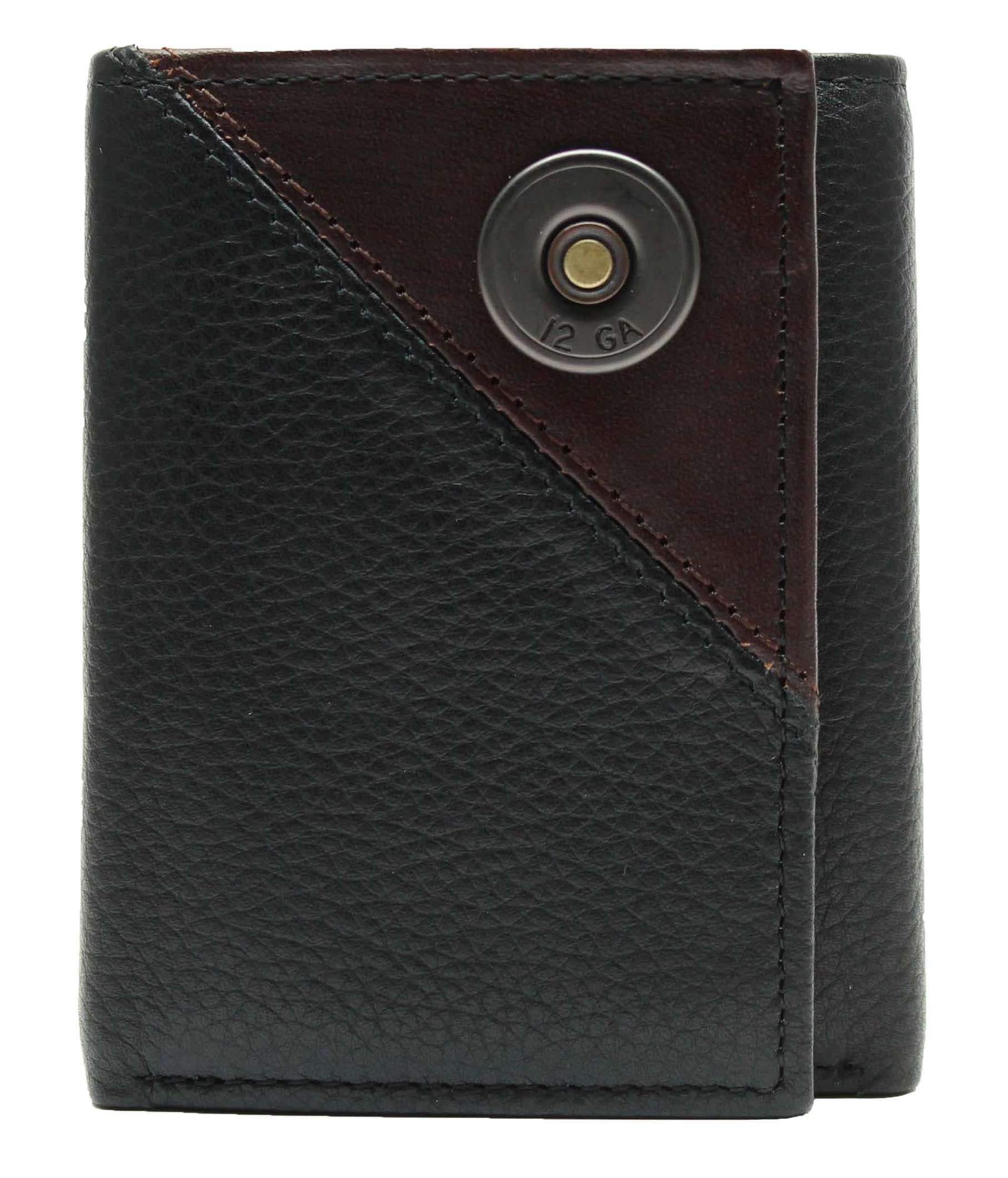 Men's George Black Shotgun Shell Trifold Wallet - Walmart.com