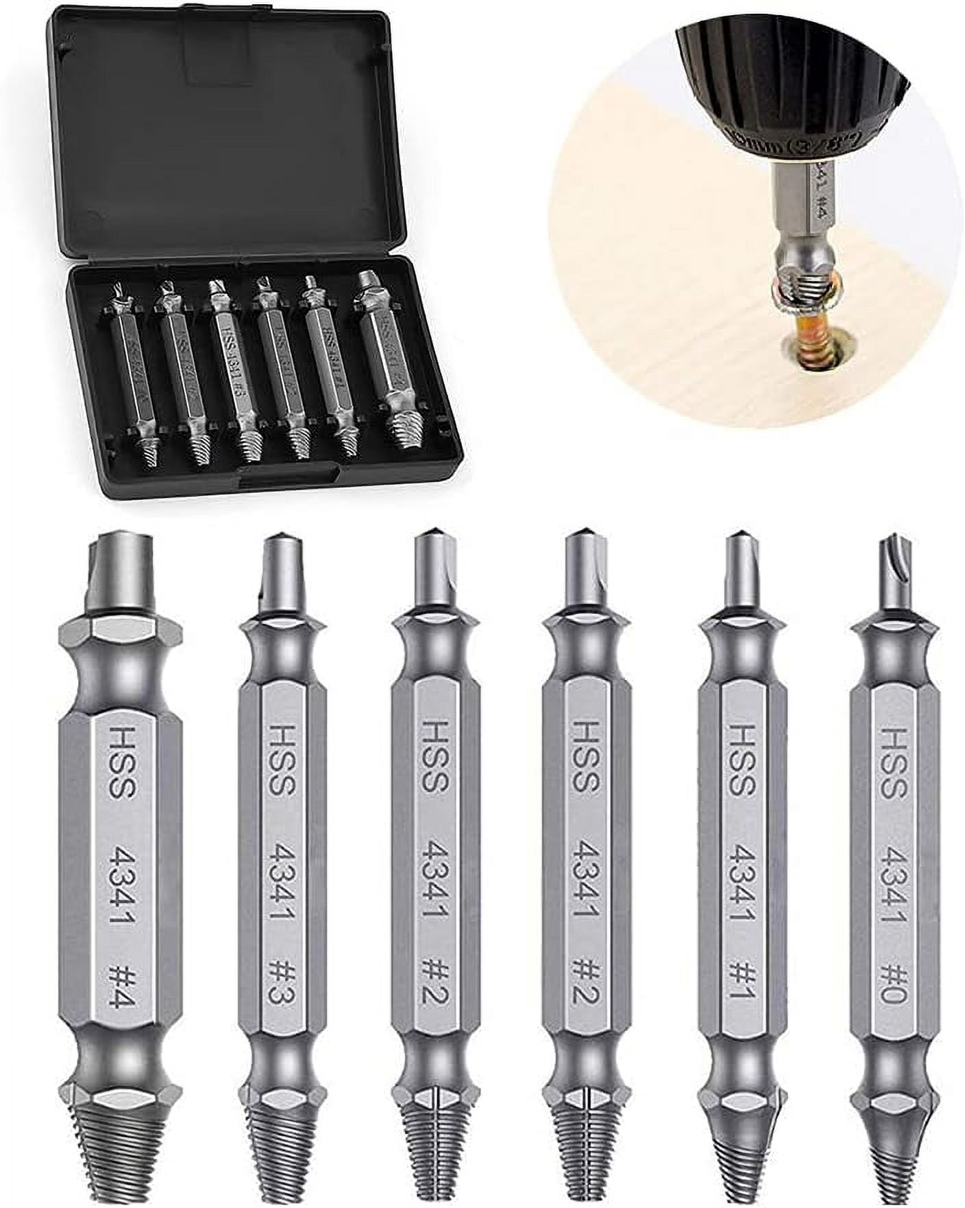 Men's Gift Choice, Stripped Screw Extractor Set, Titanium Enhanced ...