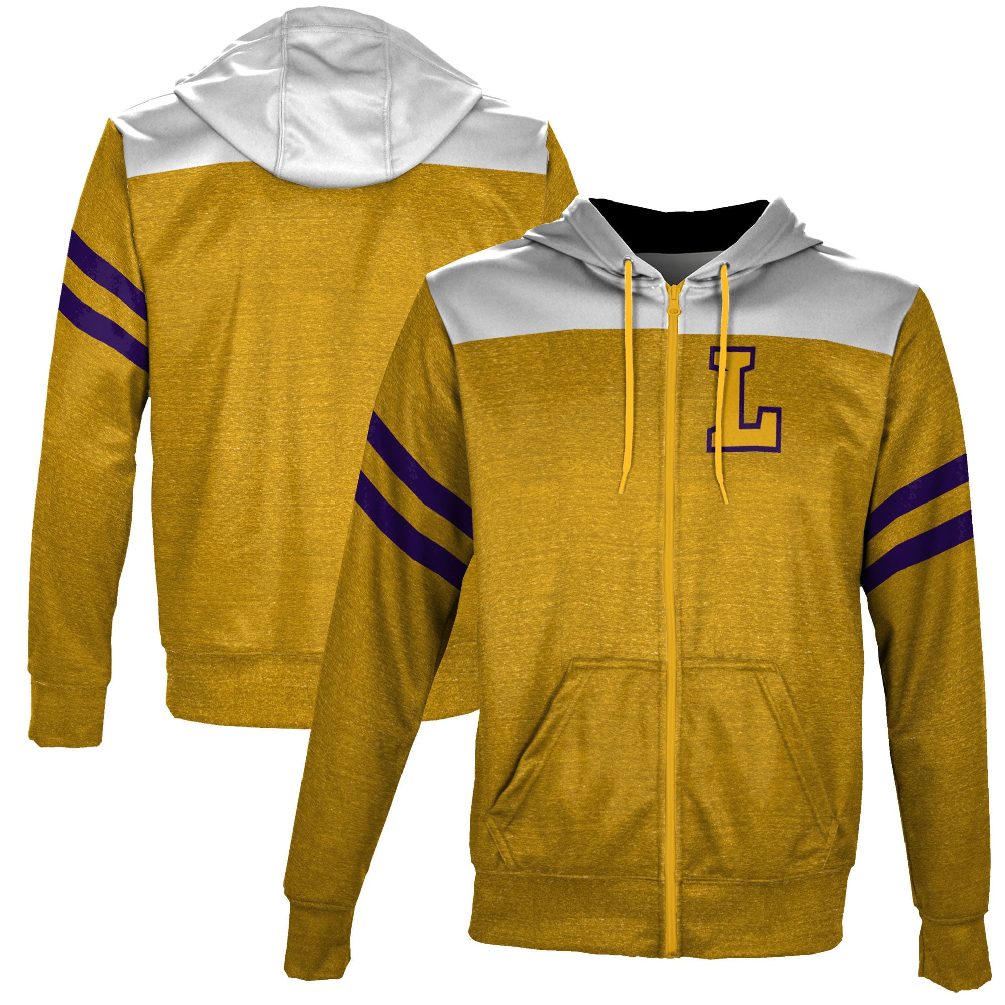 Men's Gold Lipscomb Bisons Full-Zip Hoodie - Walmart.com
