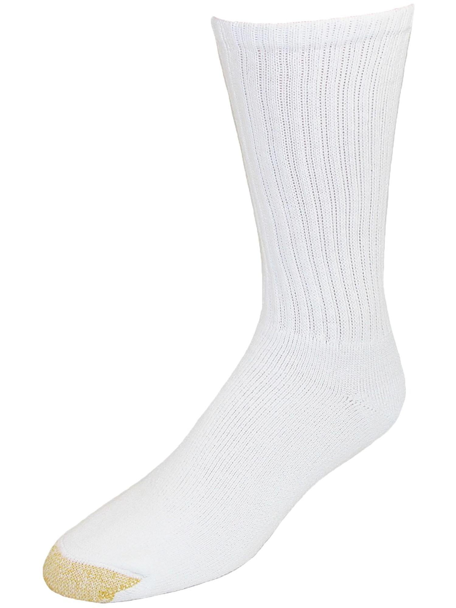 Men's Gold Toe 2187S Ultra Tec Crew Socks - 3 Pack (White O/S ...