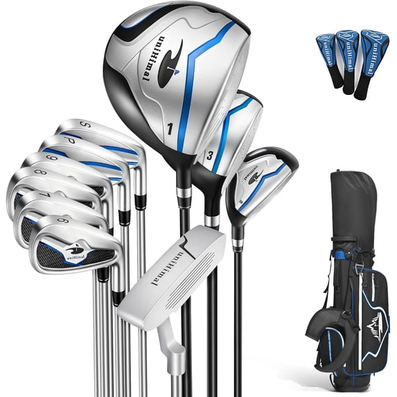 Men’s Golf Club Set, Right Hand – 13–16 Piece Complete Set with Driver ...