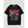 Men's Gothic Y2K Spider Graphic T-Shirt - Walmart.com