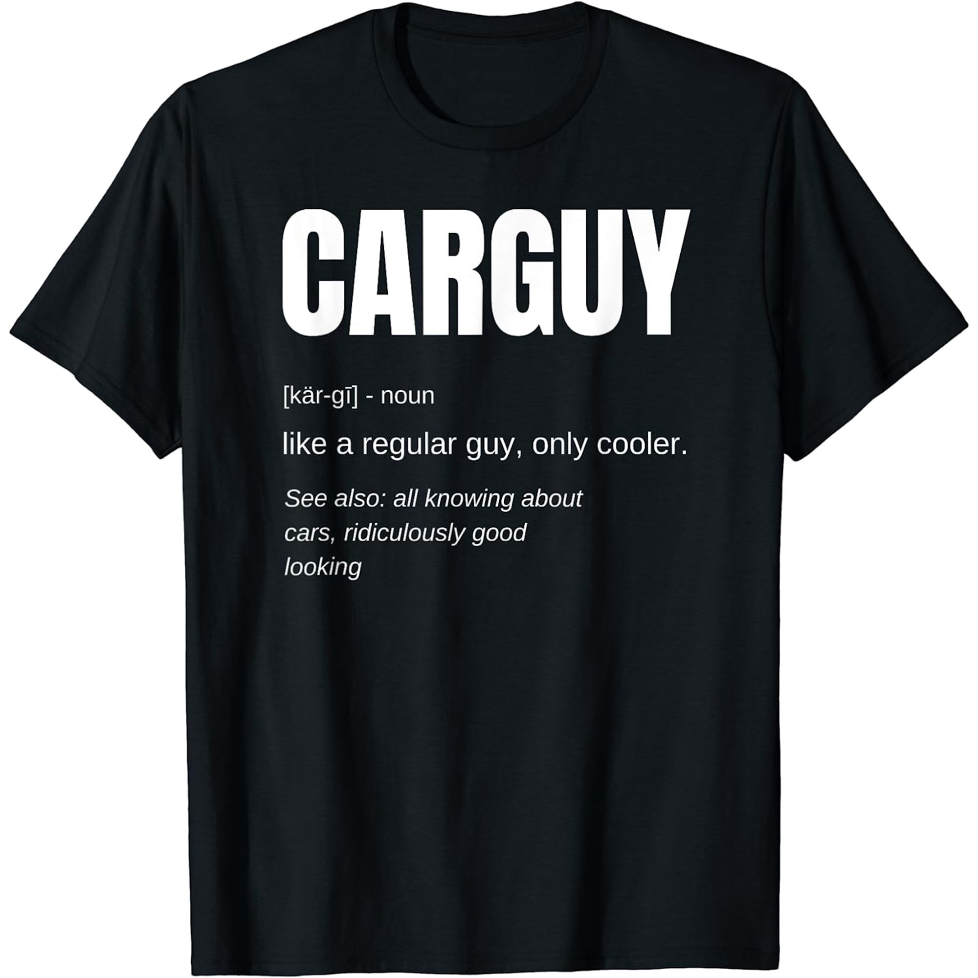 Men's Graphic T-Shirt, Funny Car Enthusiast Definition Print, Sizes S ...