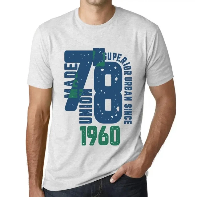 Men's Graphic T-Shirt Superior Urban Style Since 1960 64th Birthday ...
