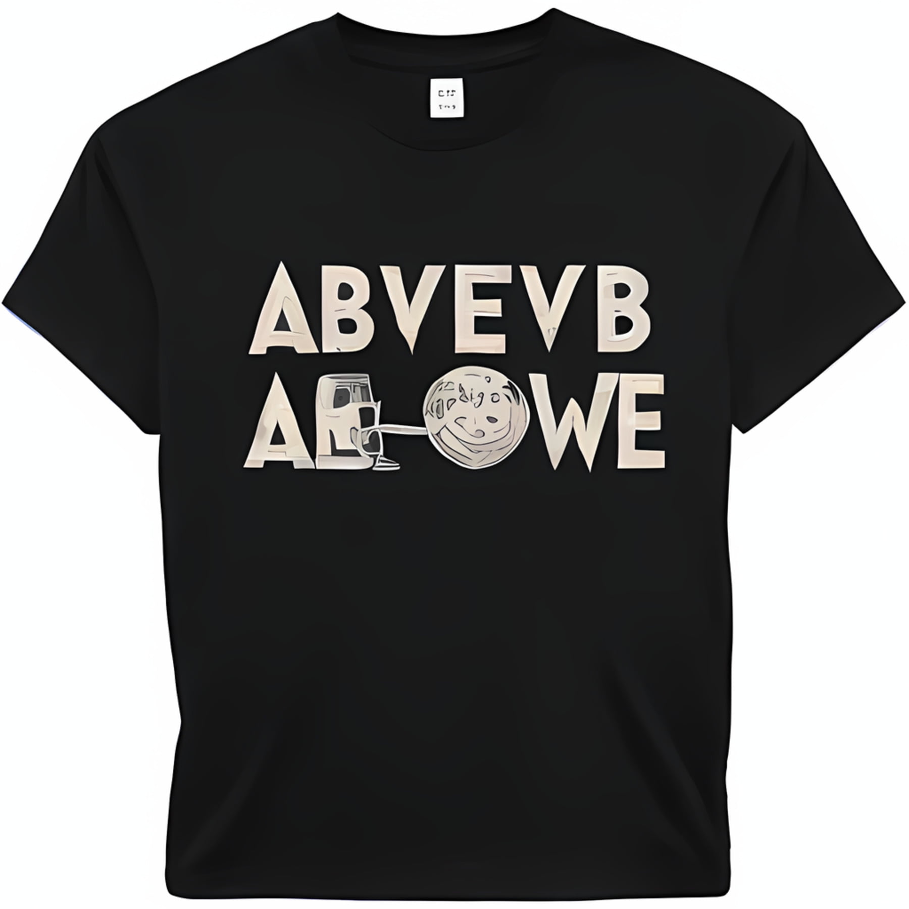 Men's Graphic T-Shirt with Rapper Design Black Background Chicano Style ...