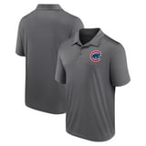 Chicago Cubs Men's Gray Run Hard Poly Polo, Up to Size 3XL - Walmart ...