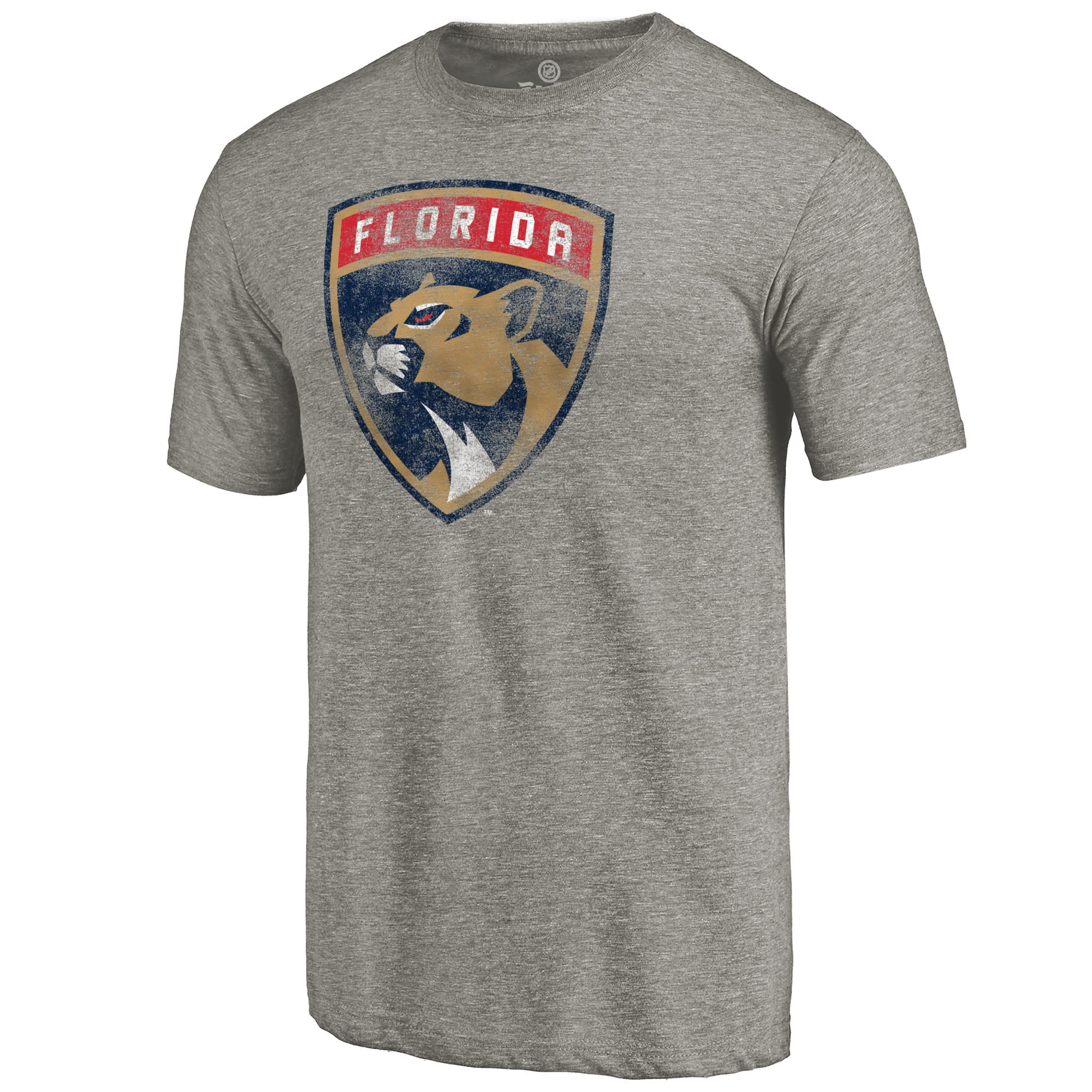 Men's Gray Florida Panthers New Logo Tri-Blend T-Shirt - Walmart.com