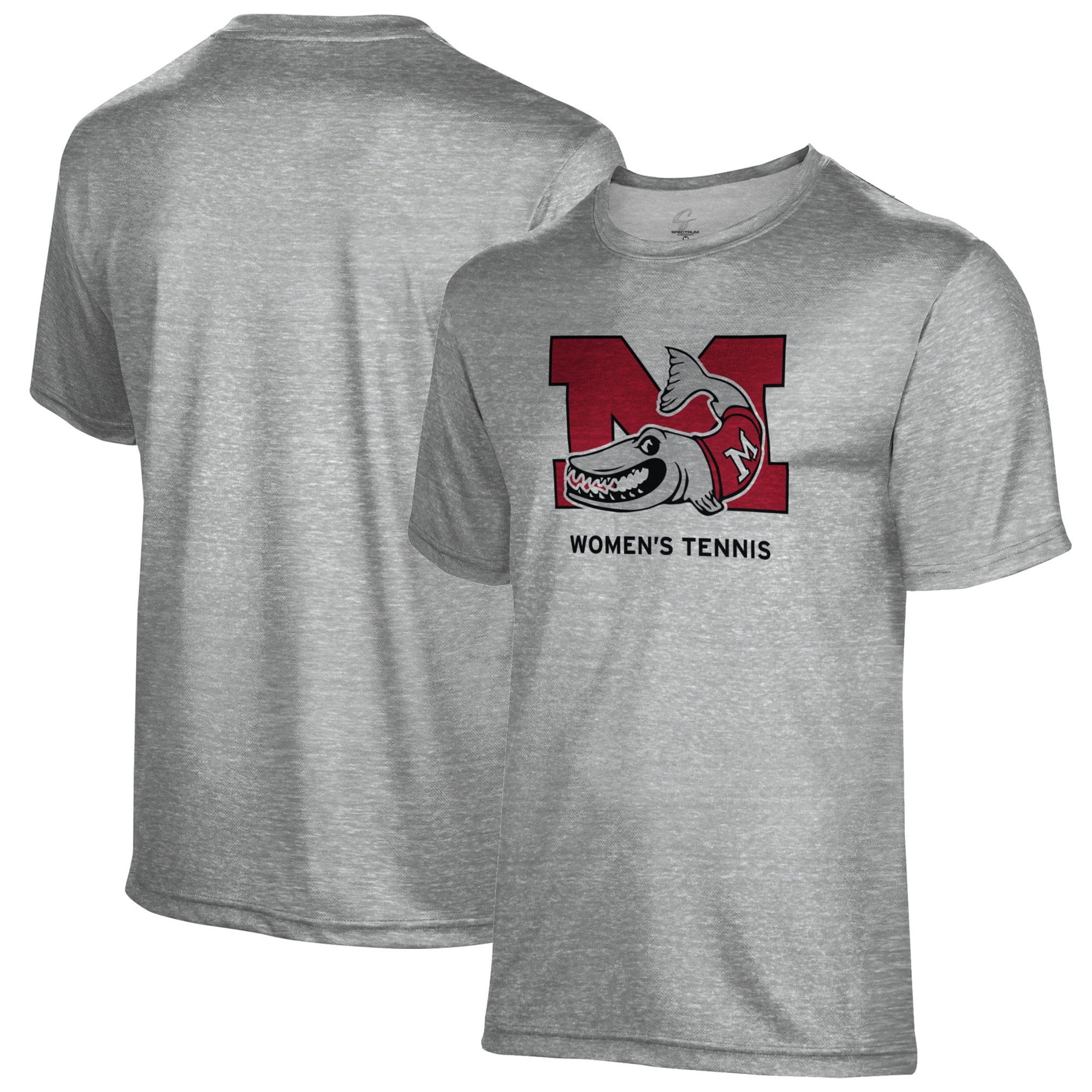Men's Gray Muskingum Muskies Women's Tennis Name Drop T-Shirt - Walmart.com