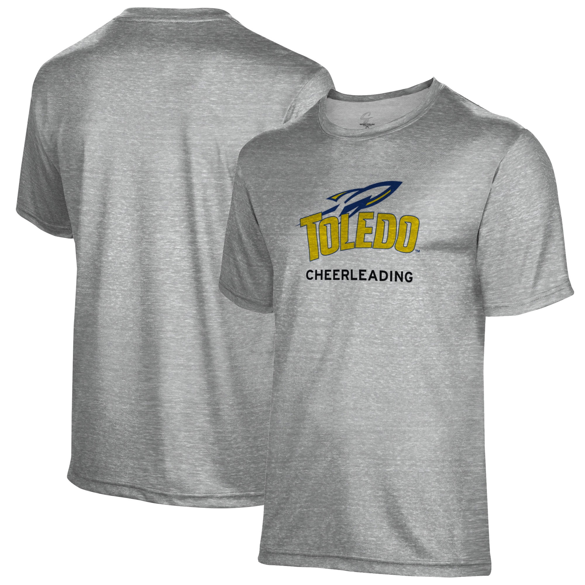 Men's Gray Toledo Rockets Cheerleading Name Drop T-Shirt - Walmart.com