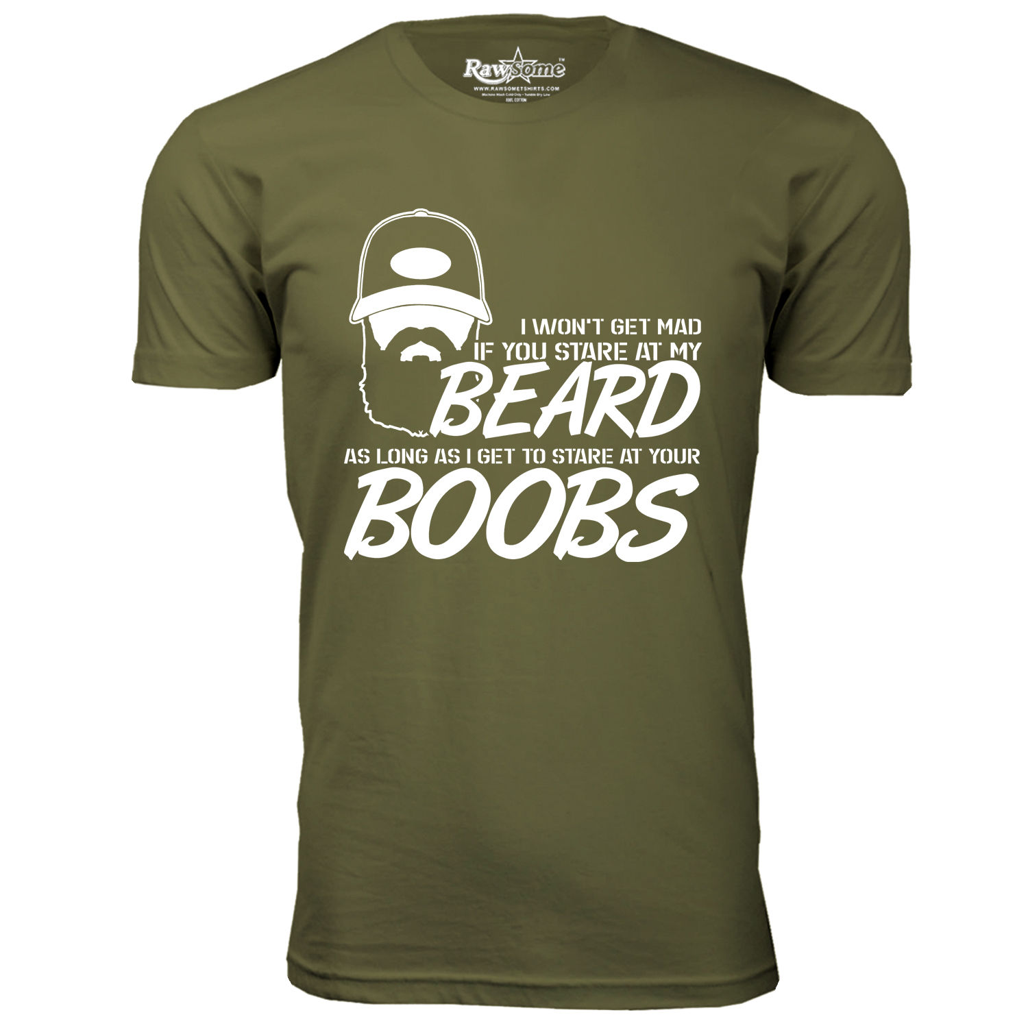 Men's Greatest Beard T-Shirt - If You Stare at My Beard - Walmart.com