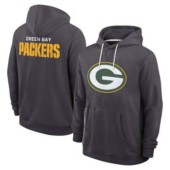 Men's Green_Bay-1 Sideline Standard Issue Initial Home Dri-FIT Hoodie ...