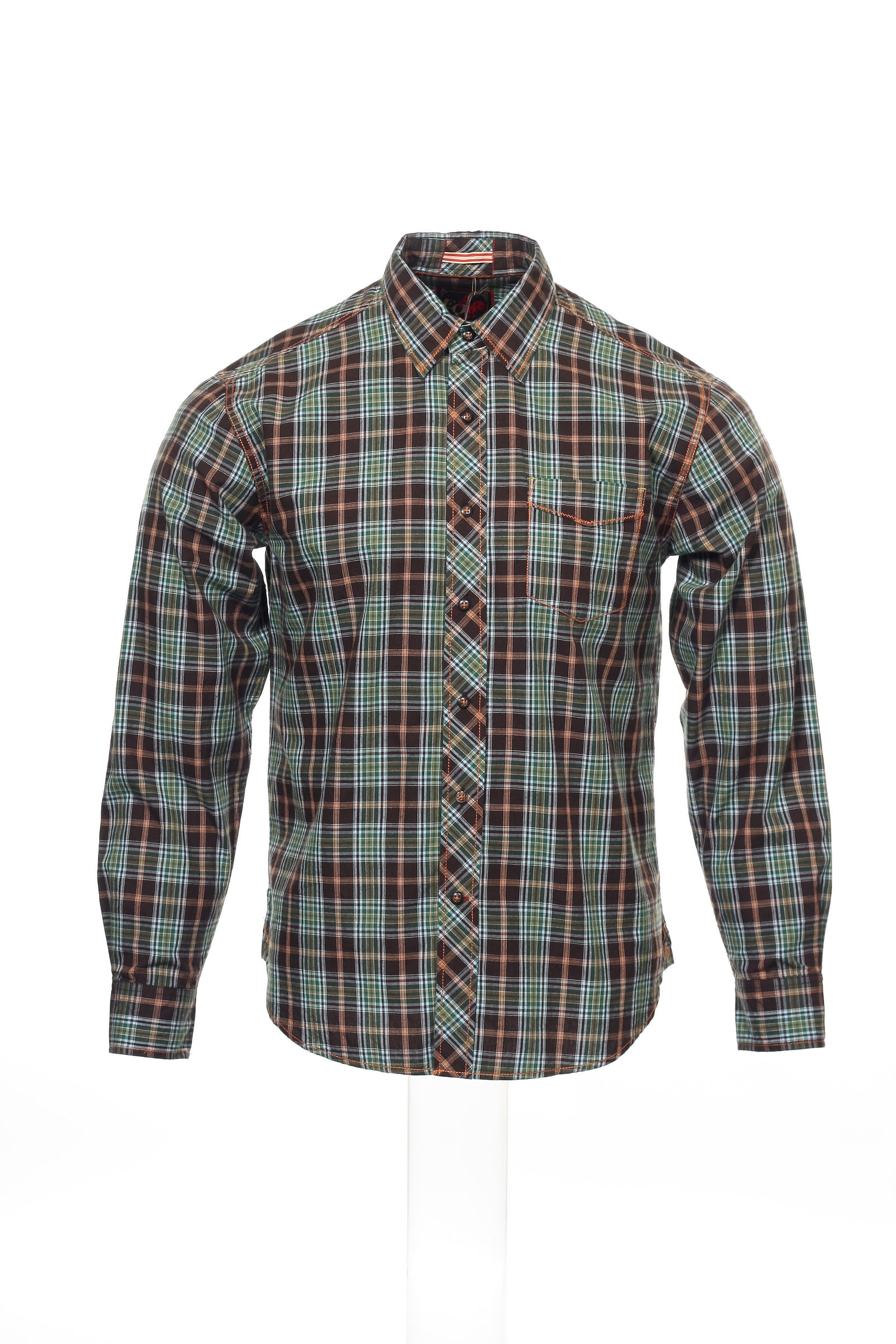 Men's Green Button Down Shirt - Walmart.com