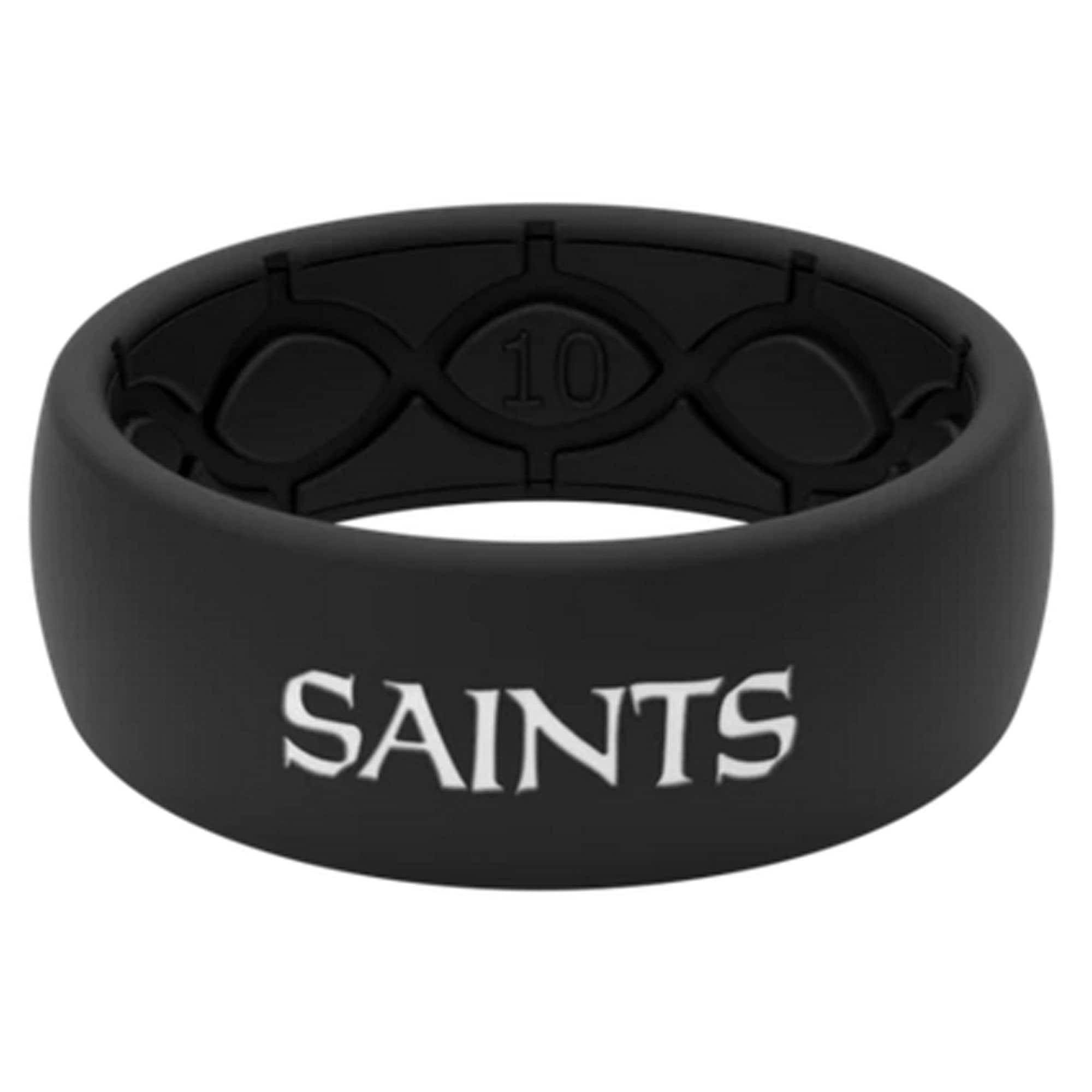 Men's Groove Life Black New Orleans Saints Original Ring - Walmart.com