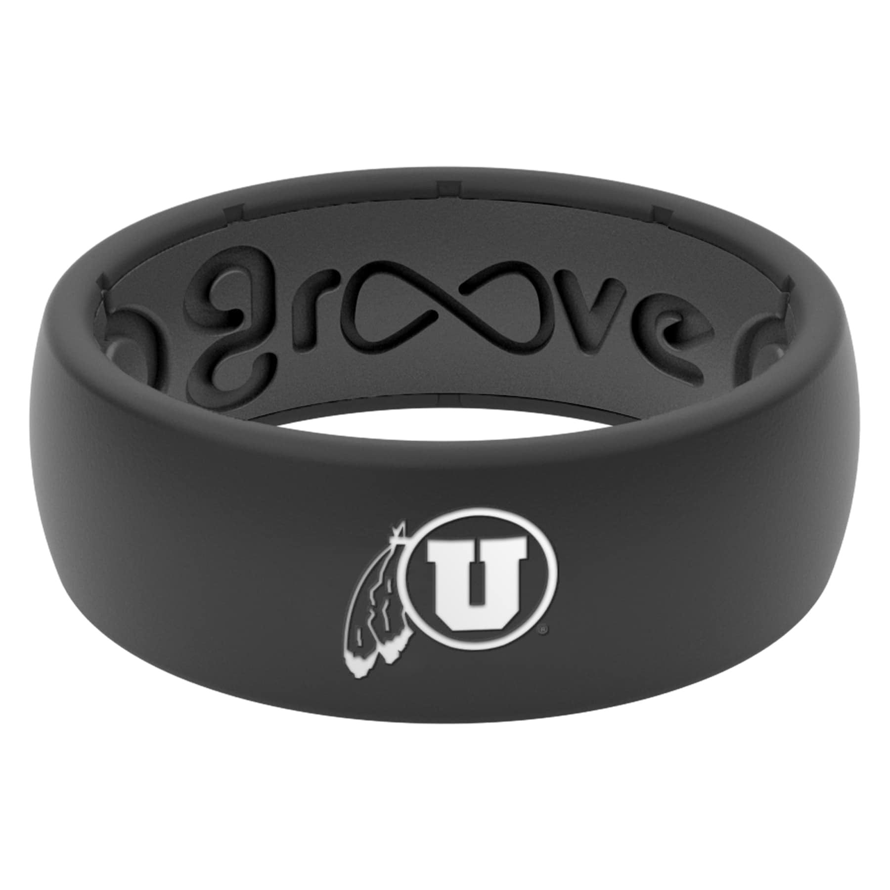 Men's Groove Life Black Utah Utes Original Ring - Walmart.com