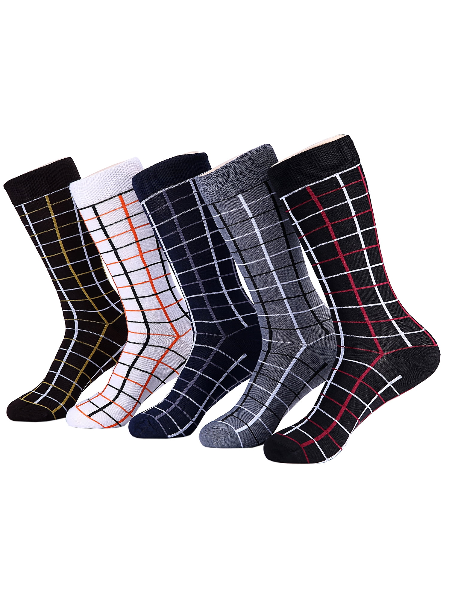 Men's Groovy Designer Dress Socks 5 Pack - Walmart.com