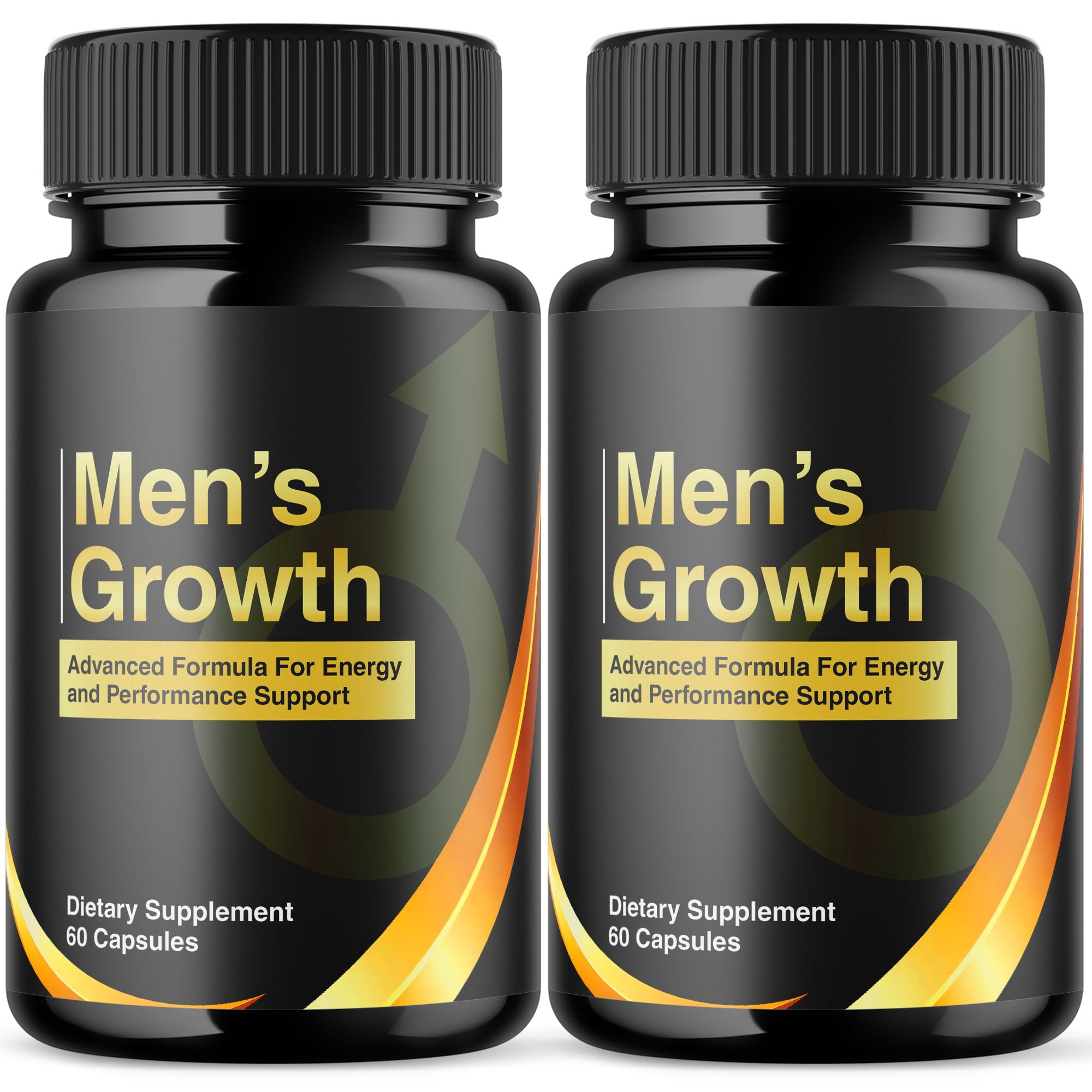 Men's Growth Advanced Formula Pills All Natural Vitamin Supplement Men ...