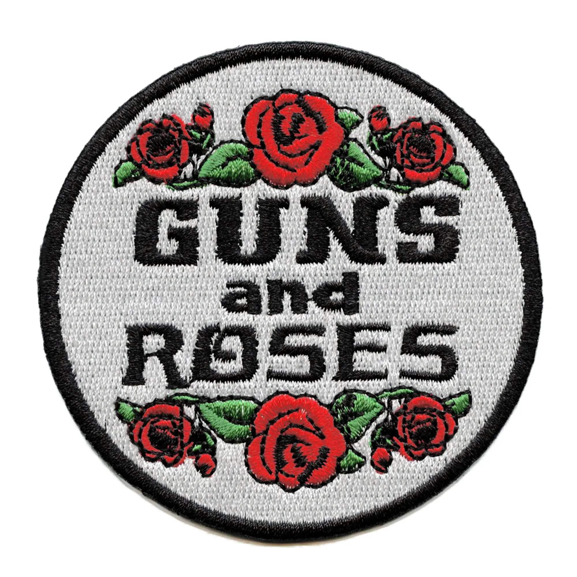 Men's Guns N Roses Roses Woven Patch - Walmart.com