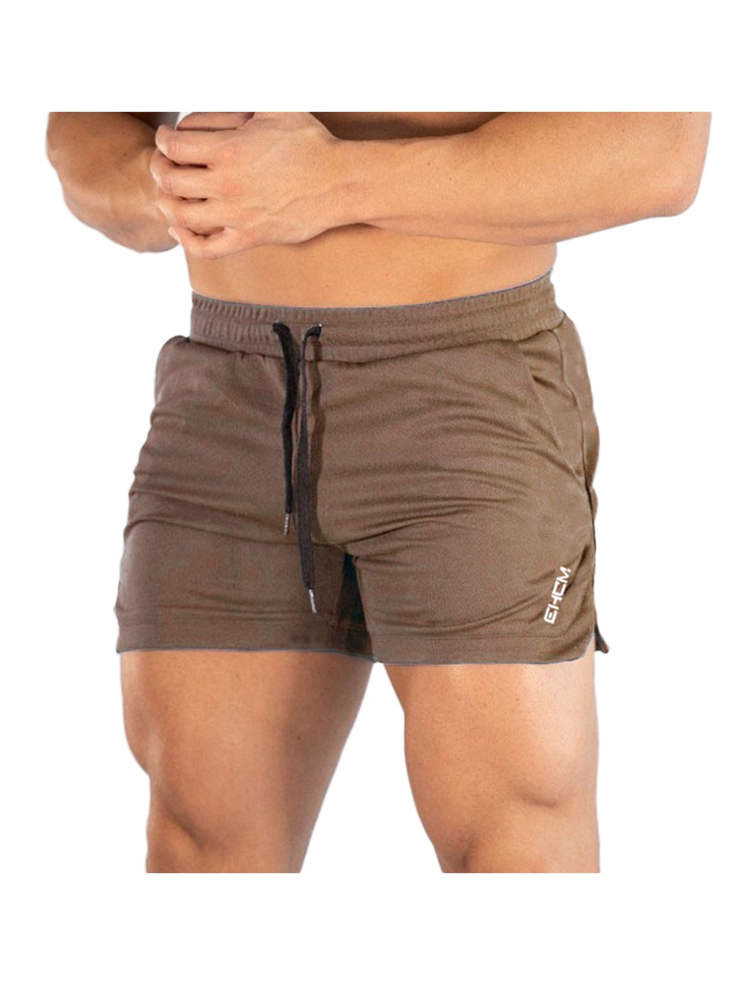 Men's Gym Shorts Breathable Fitness Jogging Running Sports Swim Short ...