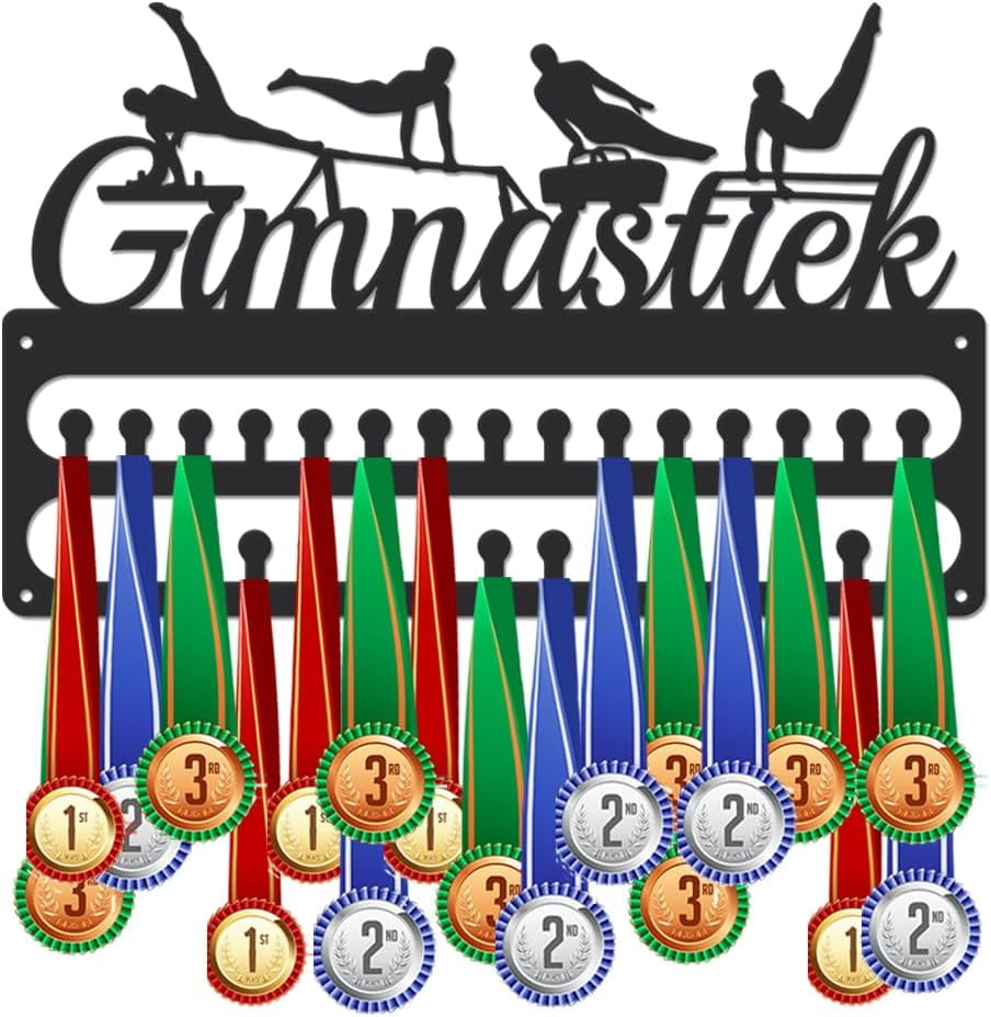 Men's Gymnastics Medal Hanger Display Sports Medal Holder Wall Mount ...