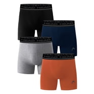 Reebok Men's Featherweight Performance Boxer Briefs 4-Pack, Sizes S to ...