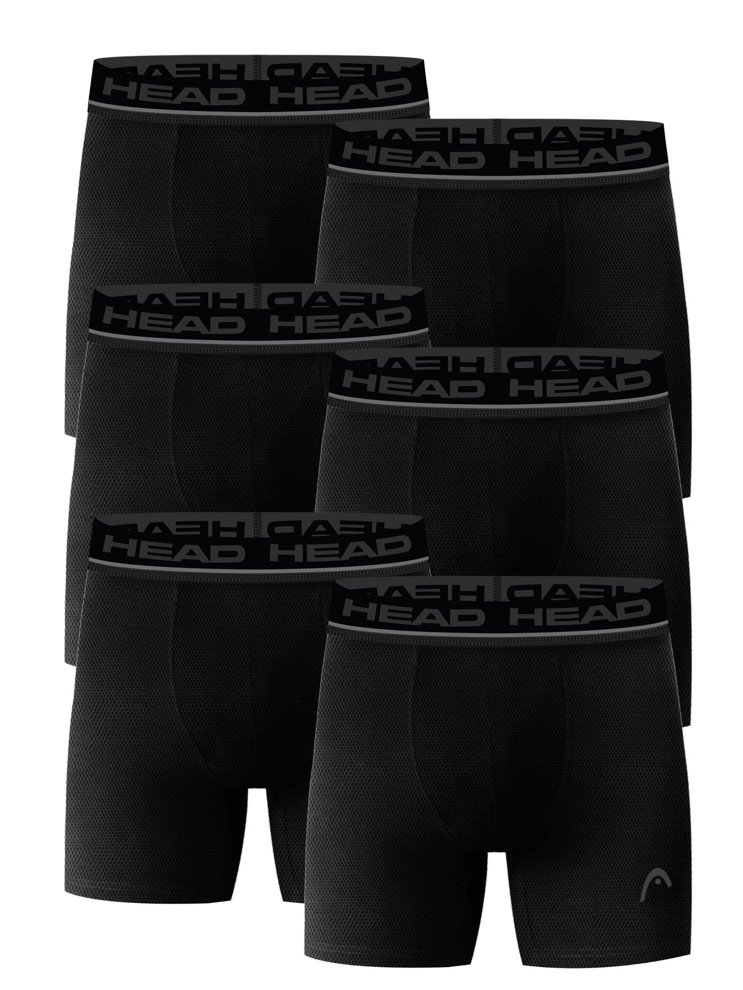 Men’s HEAD Performance Boxer Briefs with Mesh Pouch, 6-Pack (Sizes S–XL ...