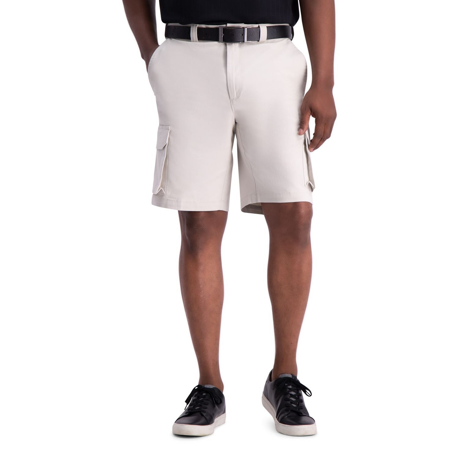Men's Haggar® 10" Straight-Fit Stretch Cargo Flat-Front Shorts Color ...