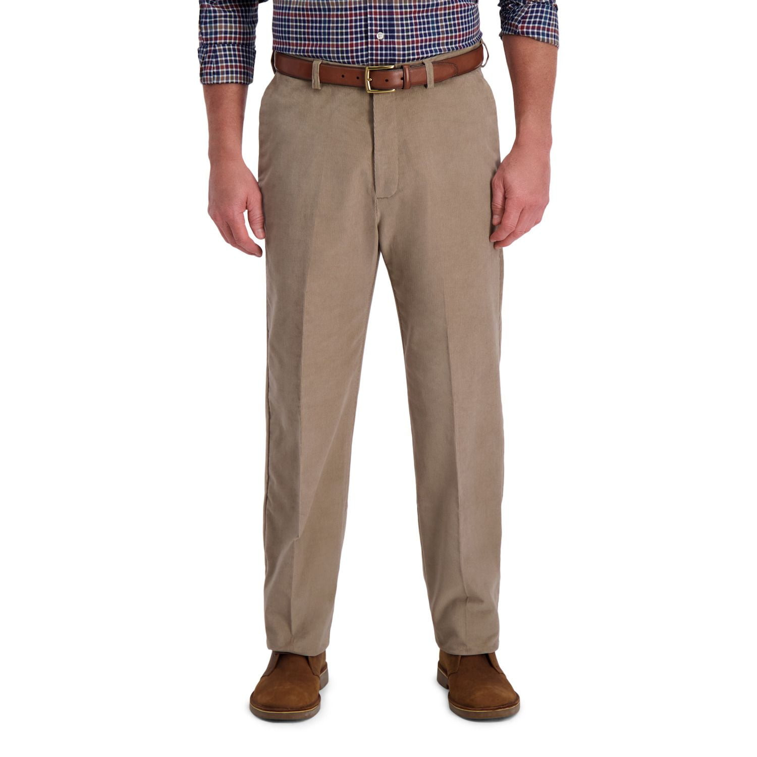 Men's Haggar® Classic-Fit Stretch Expandable Waistband Corduroy Pants ...