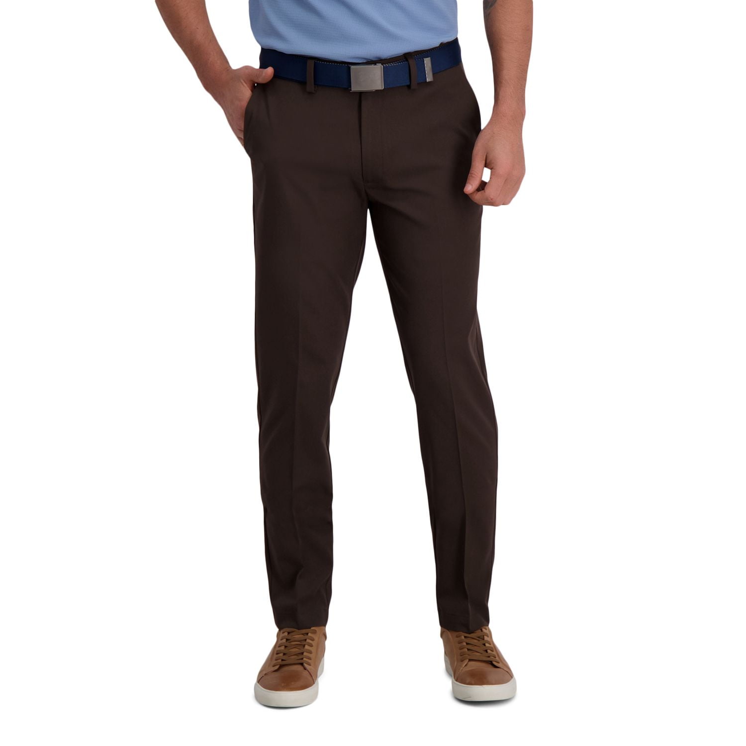 Men's Haggar® Cool Right® Performance Flex Slim-Fit Flat-Front Pants ...