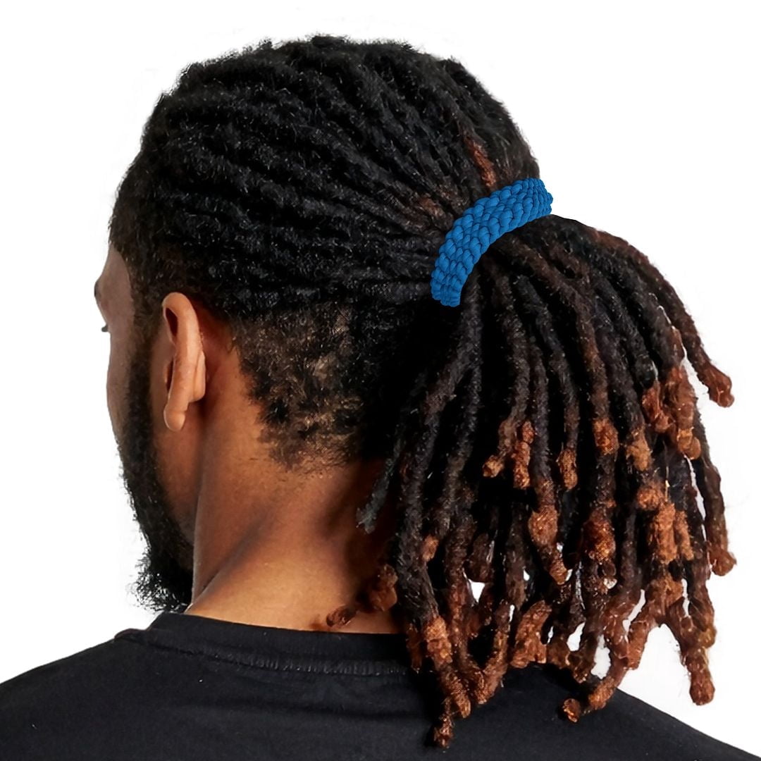 Men's Hair Ties Size X-Large 4-Pack Braided Locs Thick Hair Soft ...