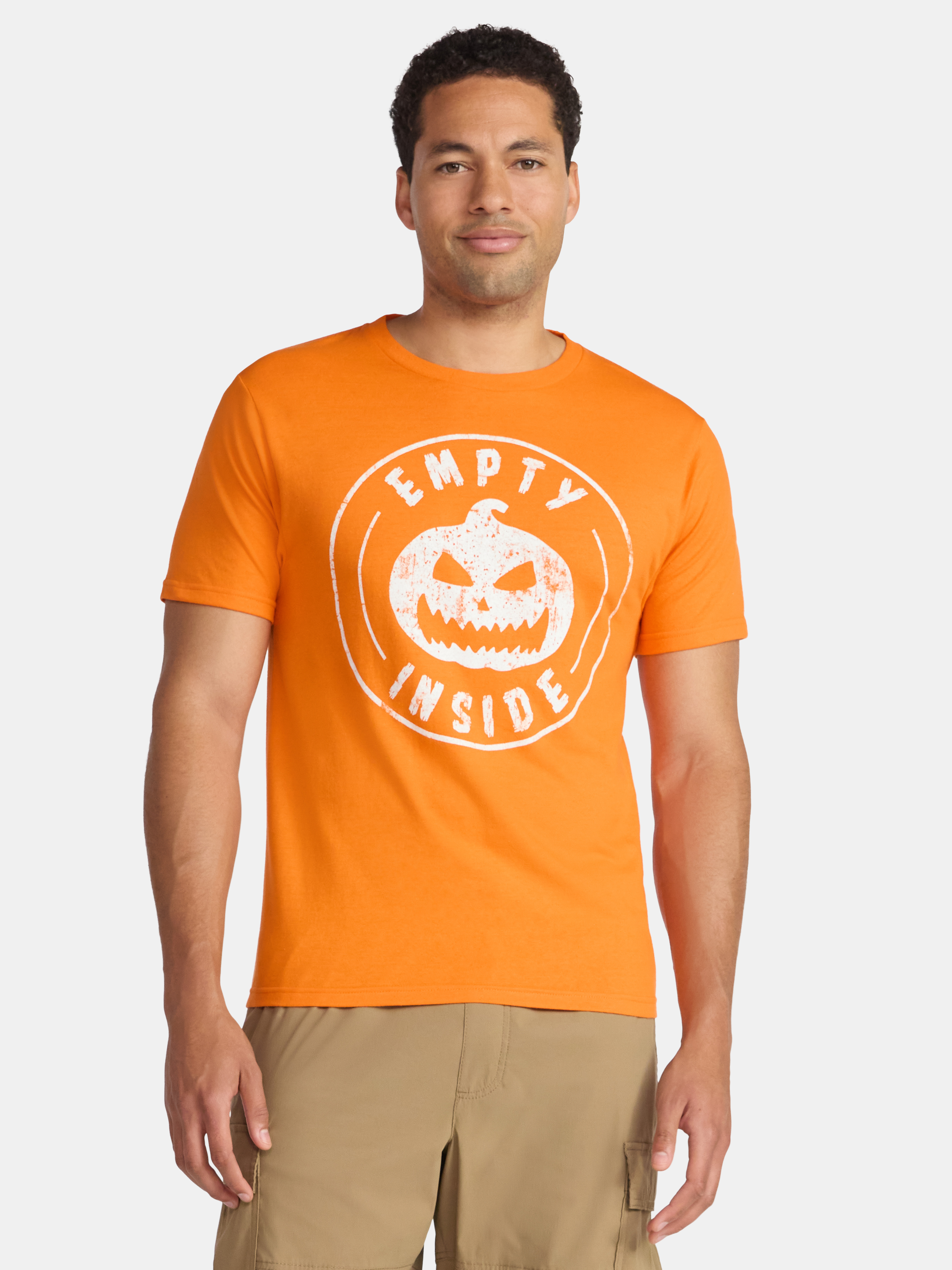 Halloween Men's Pumpkin Empty Inside Graphic Tee from Way to Celebrate ...