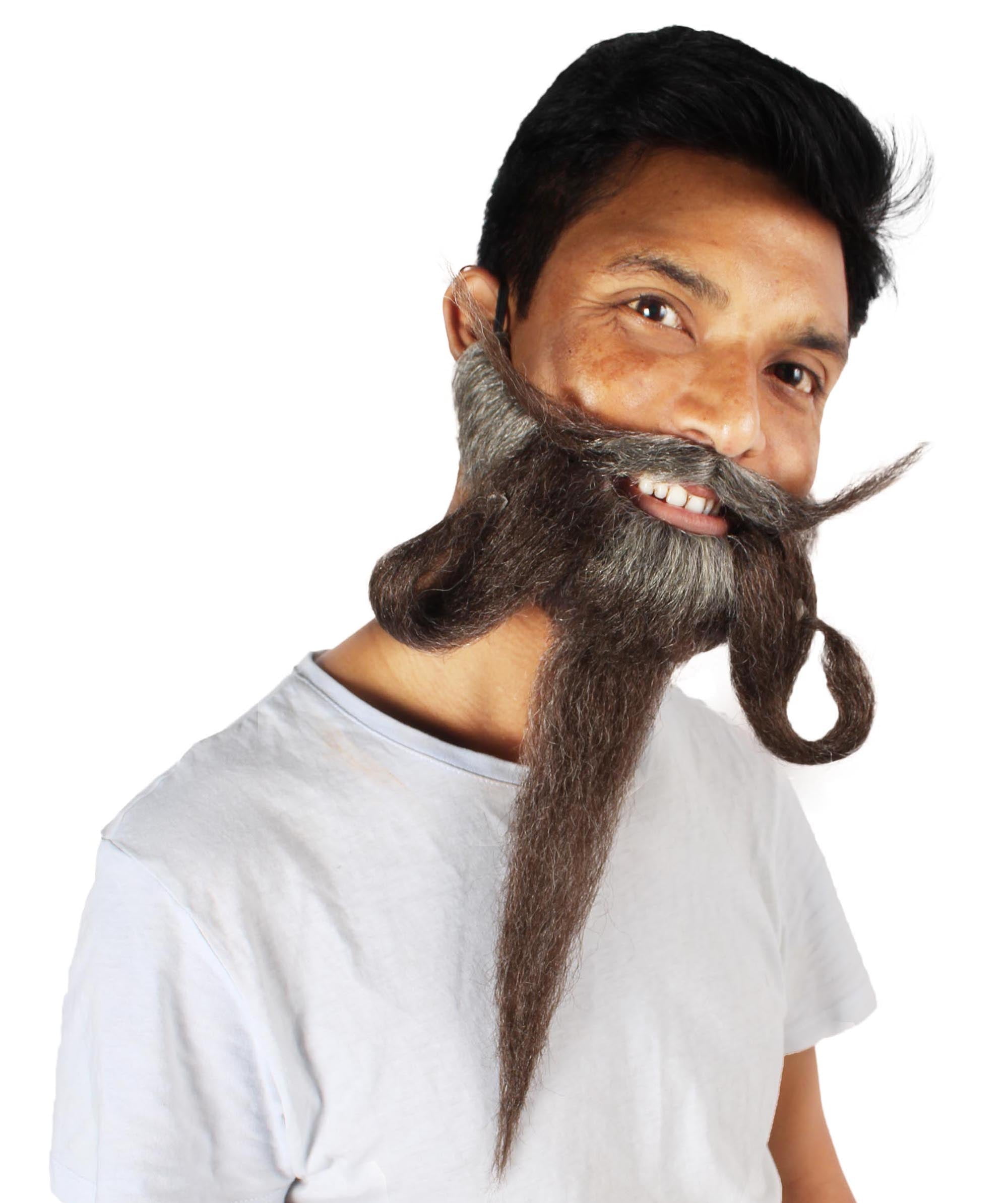 Handlebar Mustache Beard Combo
