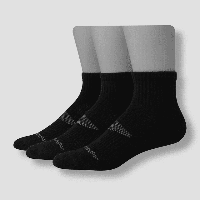 Men's Hanes Premium Performance Power Cool Ankle Socks 3pk - (Black, 6 ...