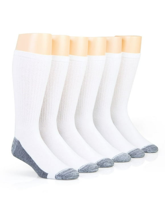 Hanes White Crew Socks